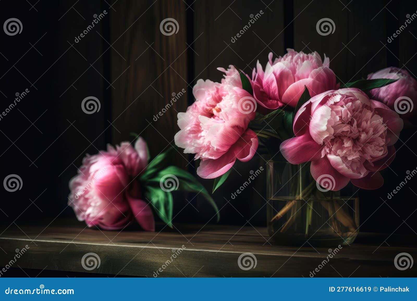 Romantic Rusticity Wooden Hearts Surround A Rustic Valentine Envelope ...