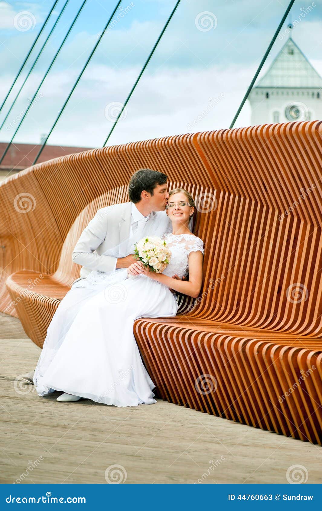 Romantic Bride and groom stock image. Image of romantic - 44760663