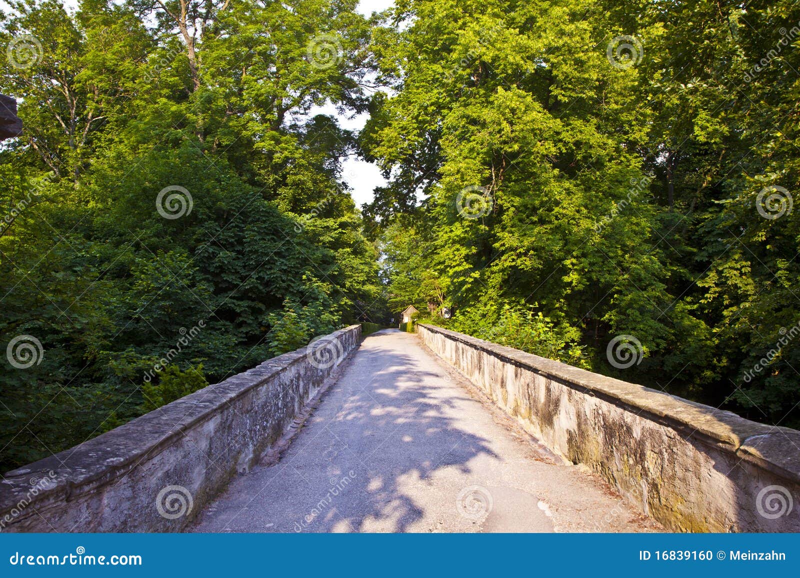 Romantic bridge in Bavaria stock photo. Image of village - 16839160
