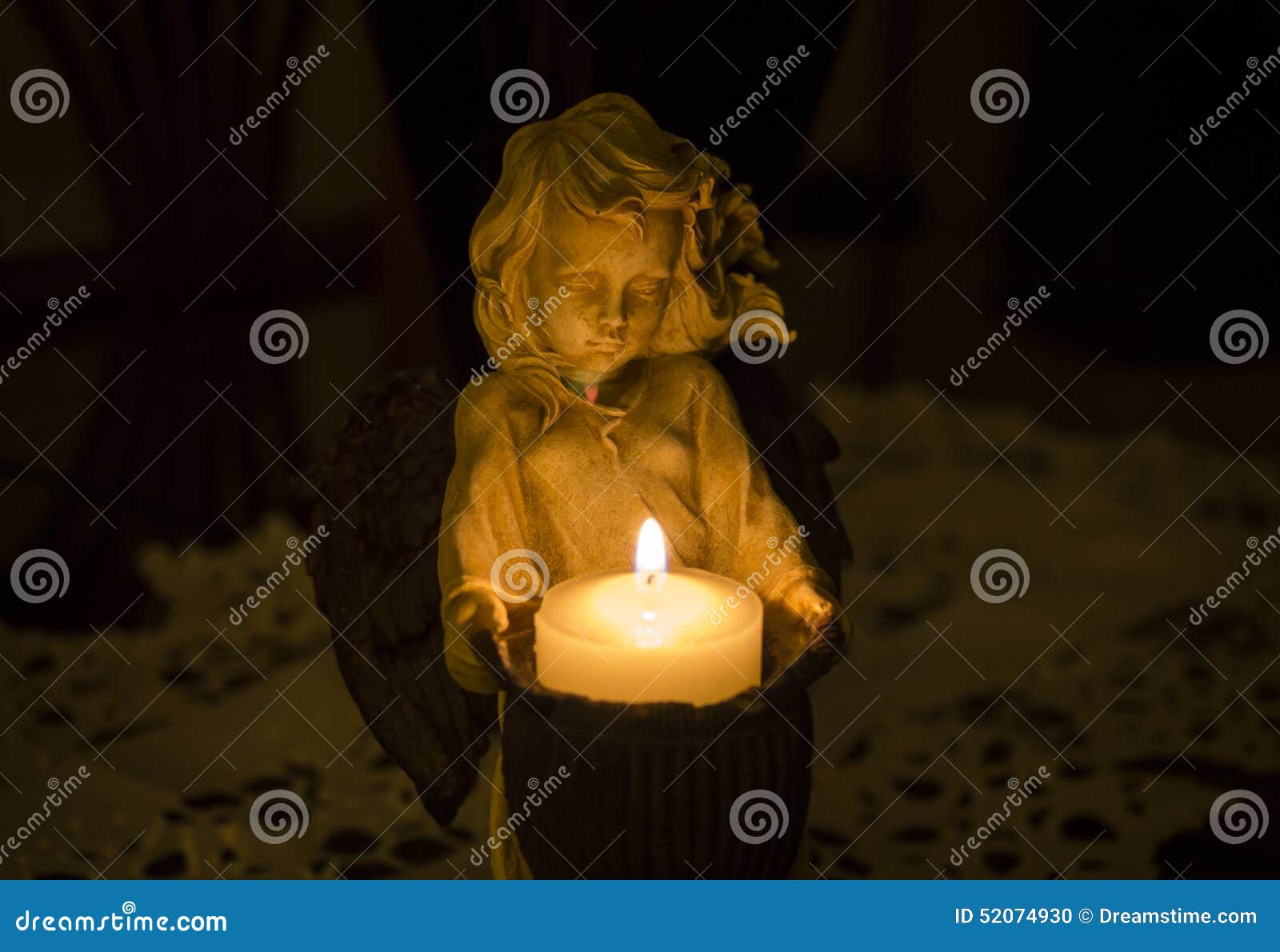 Romantic Candlelight stock photo. Image of candlelight - 52074930