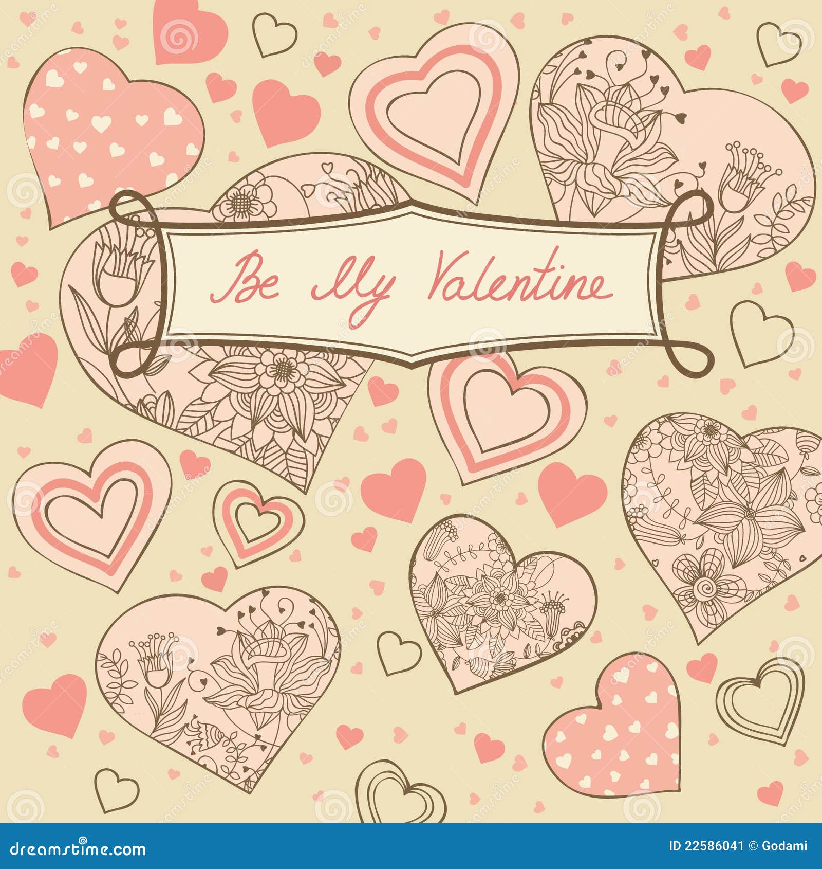 Romantic card stock vector. Illustration of lovers, date - 22586041