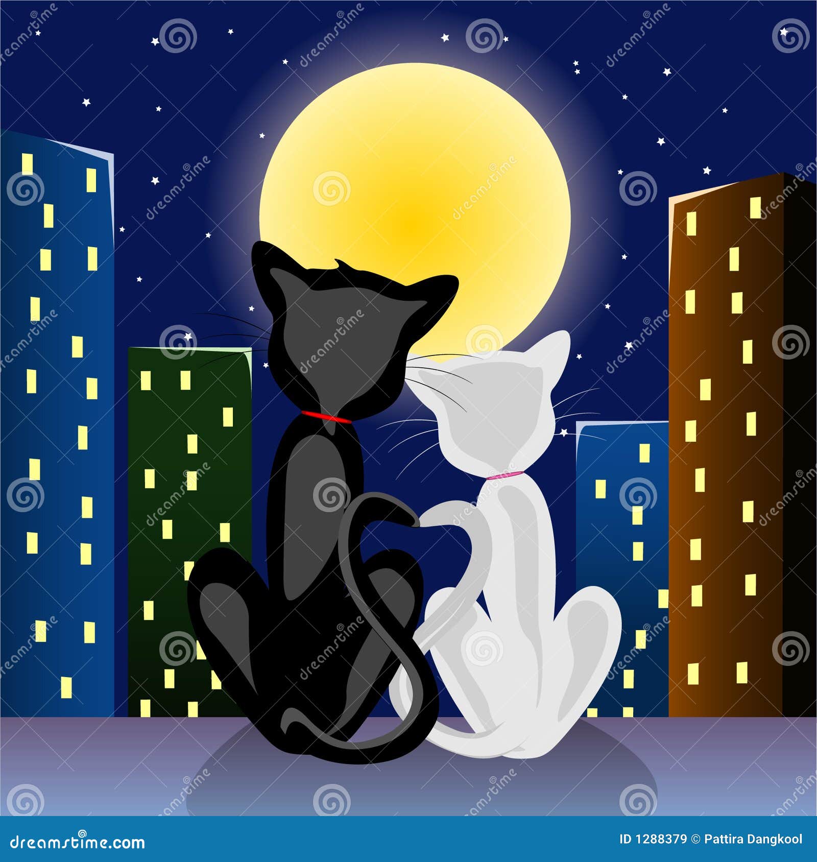 Romantic cats stock illustration. Illustration of kitty - 1288379 Romantic cats stock illustration. Illustration of kitty - 1288379