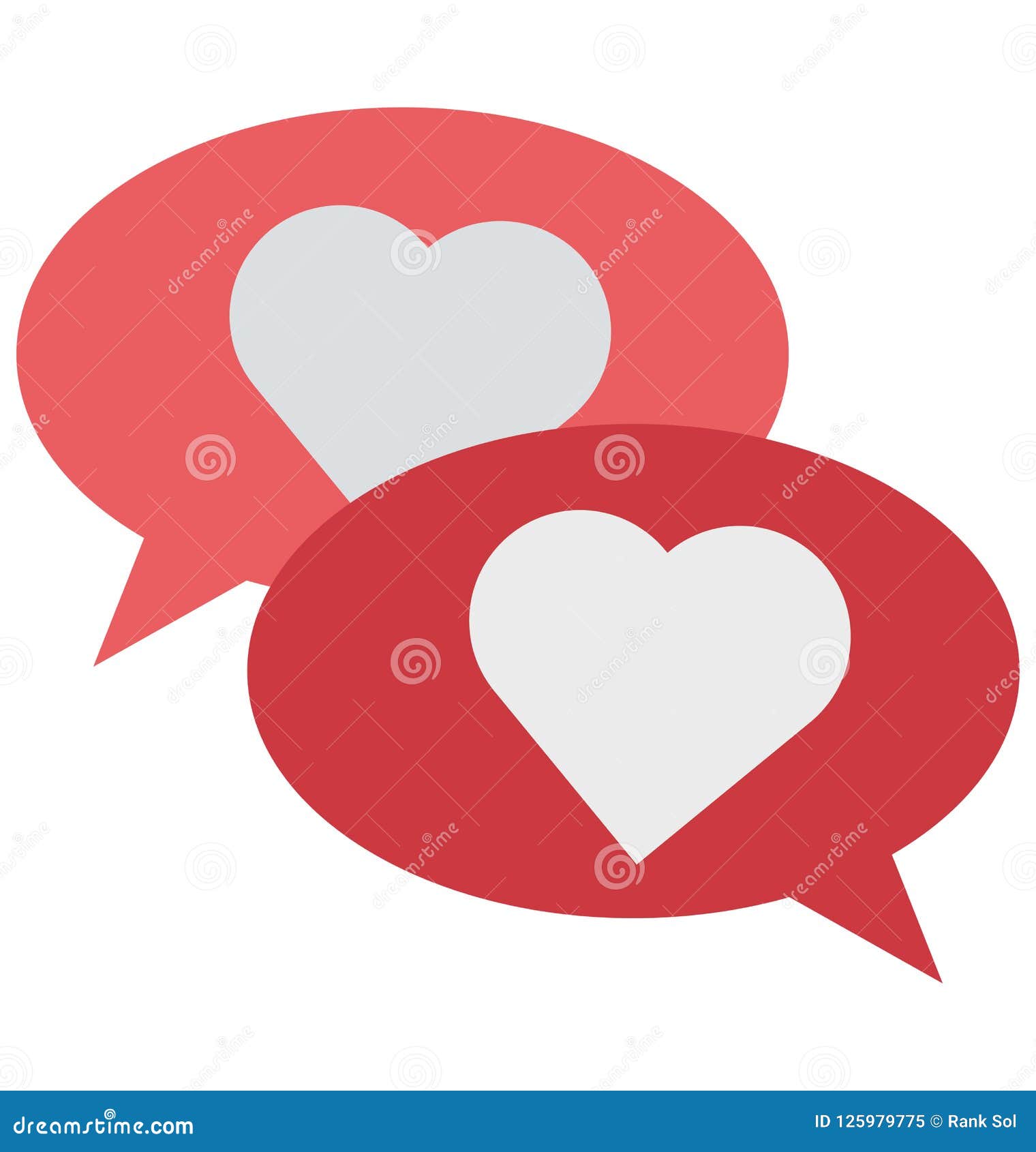 Romantic, Chat, Talk, Heart, Speech Vector Icon Editable Stock Vector ...