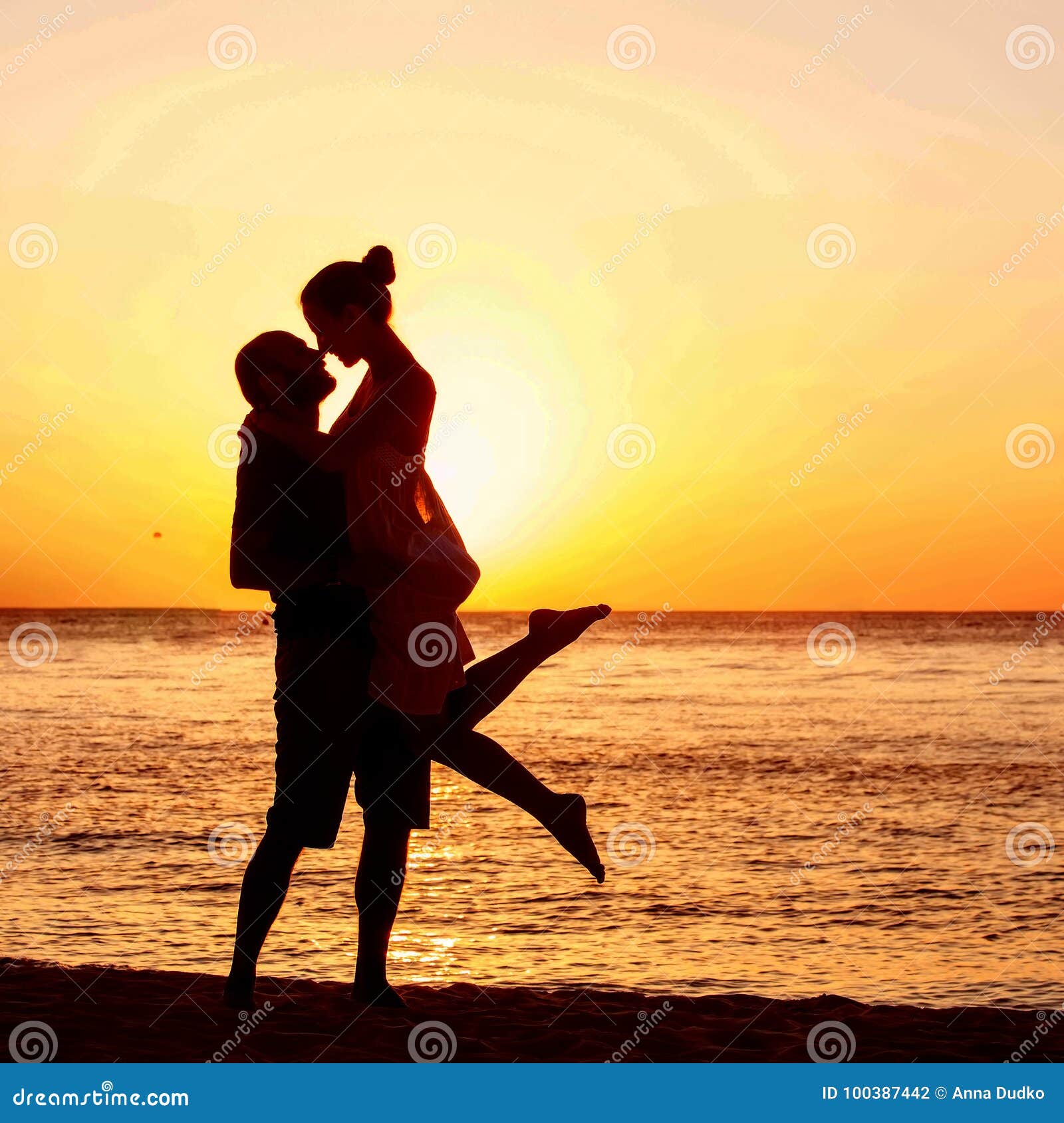 Sunsets On The Beach Couple