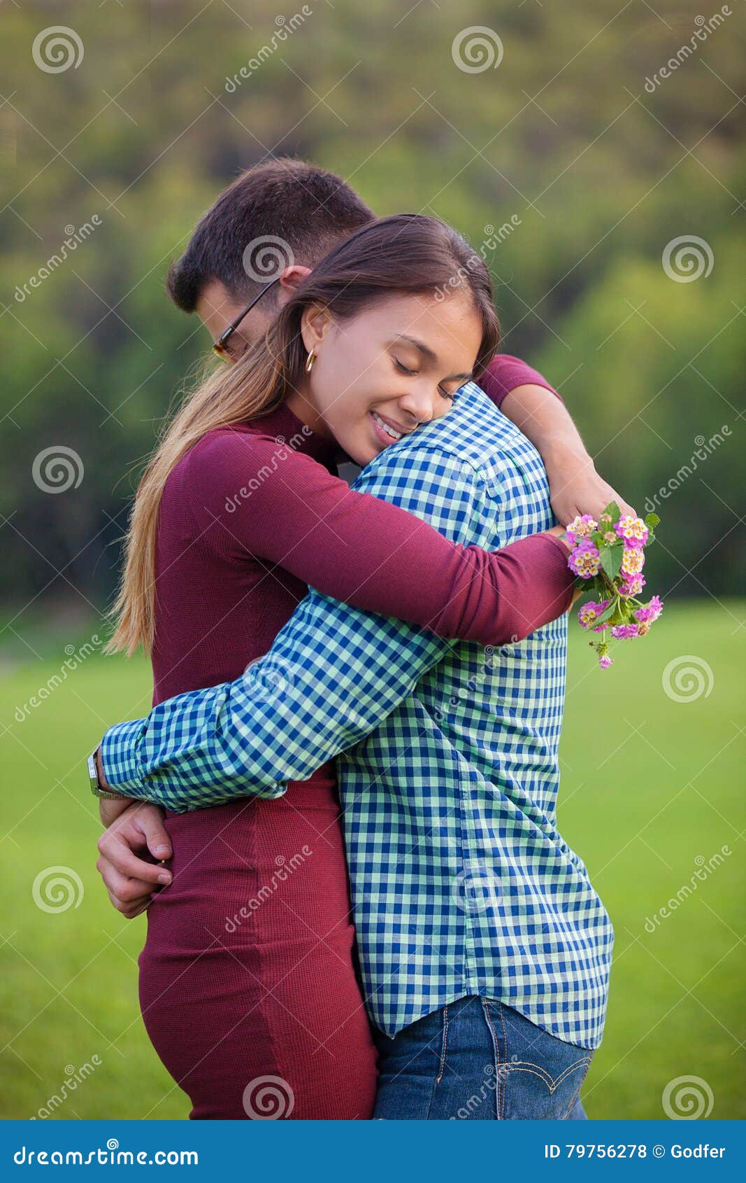 Romantic couple cuddling stock photo. Image of adult - 79756278