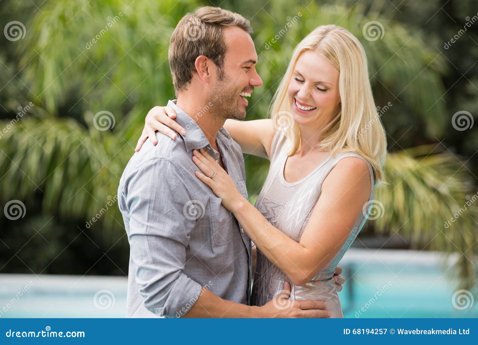 Romantic couple hugging stock image. Image of romantic - 68194257