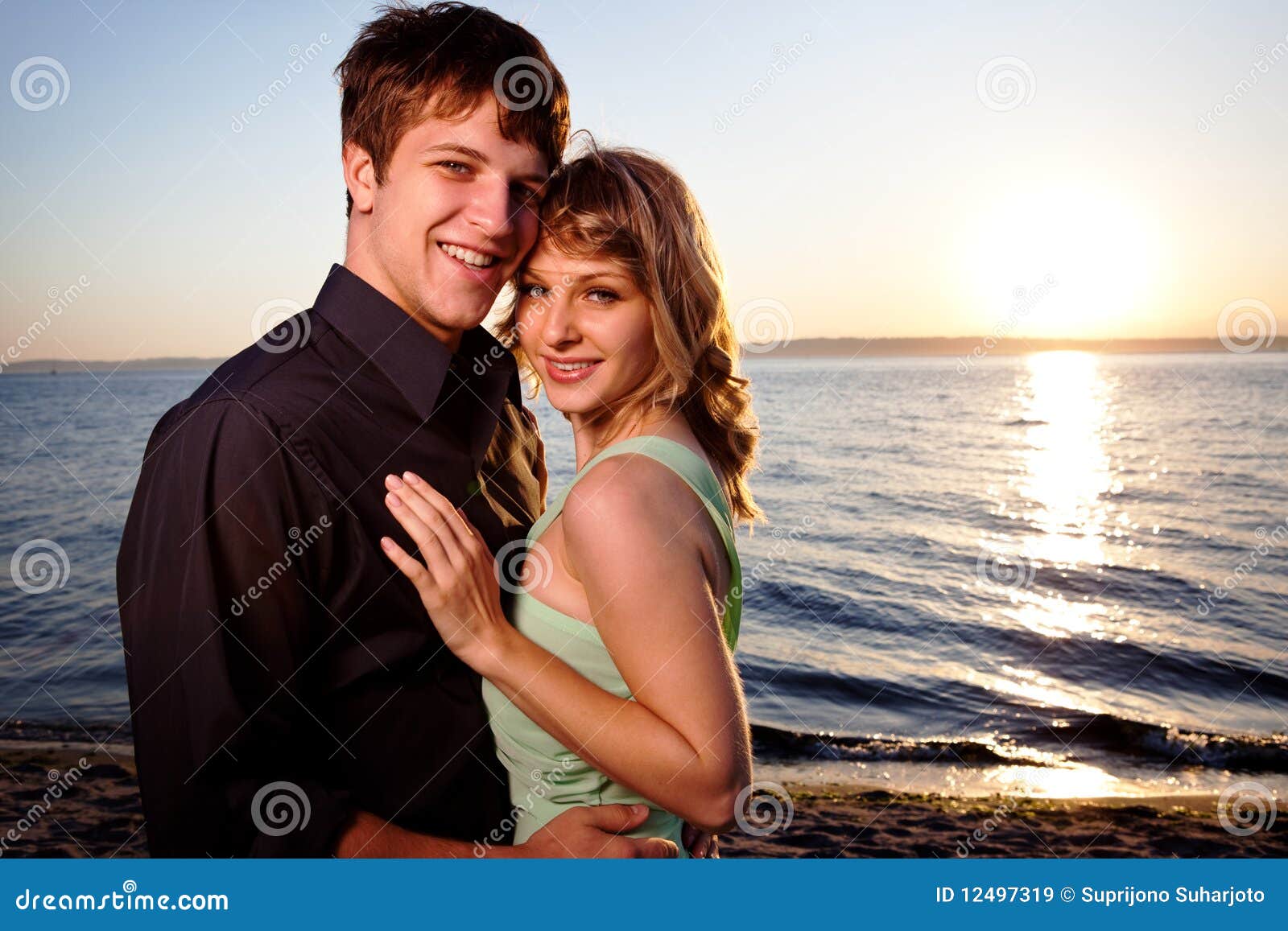 Romantic couple in love stock image. Image of beautiful - 12497319