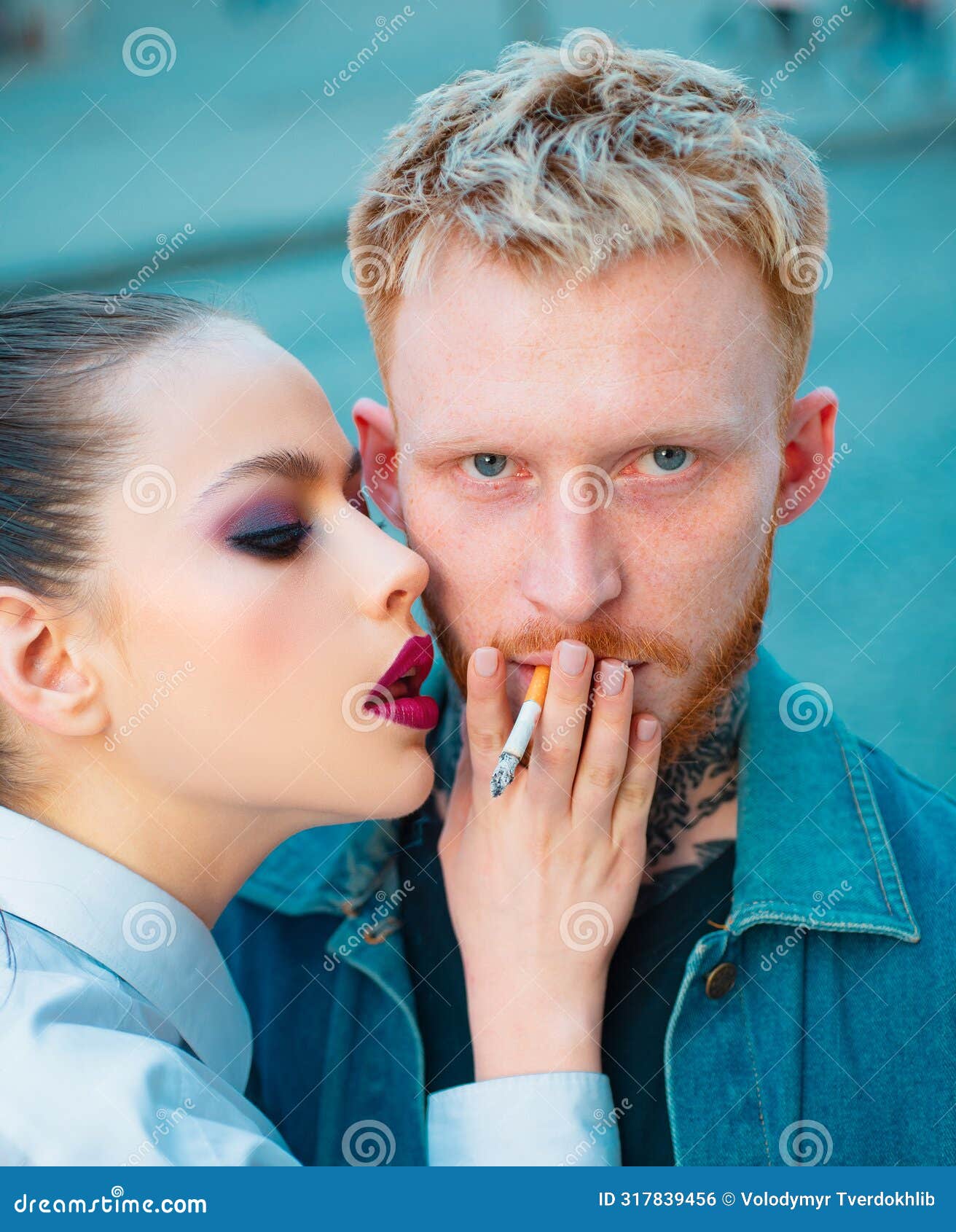 Romantic Couple in Love. Love, Romance and People Concept. Stock Photo ...