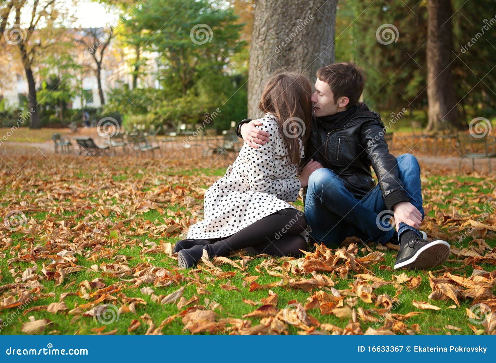 Romantic couple outdoors stock image. Image of nature - 16633367