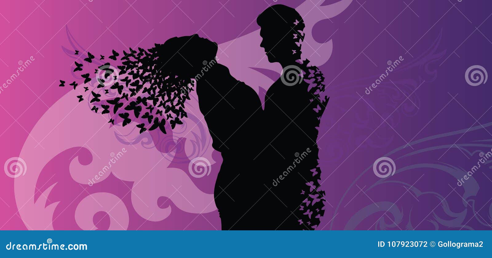 Romantic Couples Has Sex On Valentines Day Stock Vector Illustration