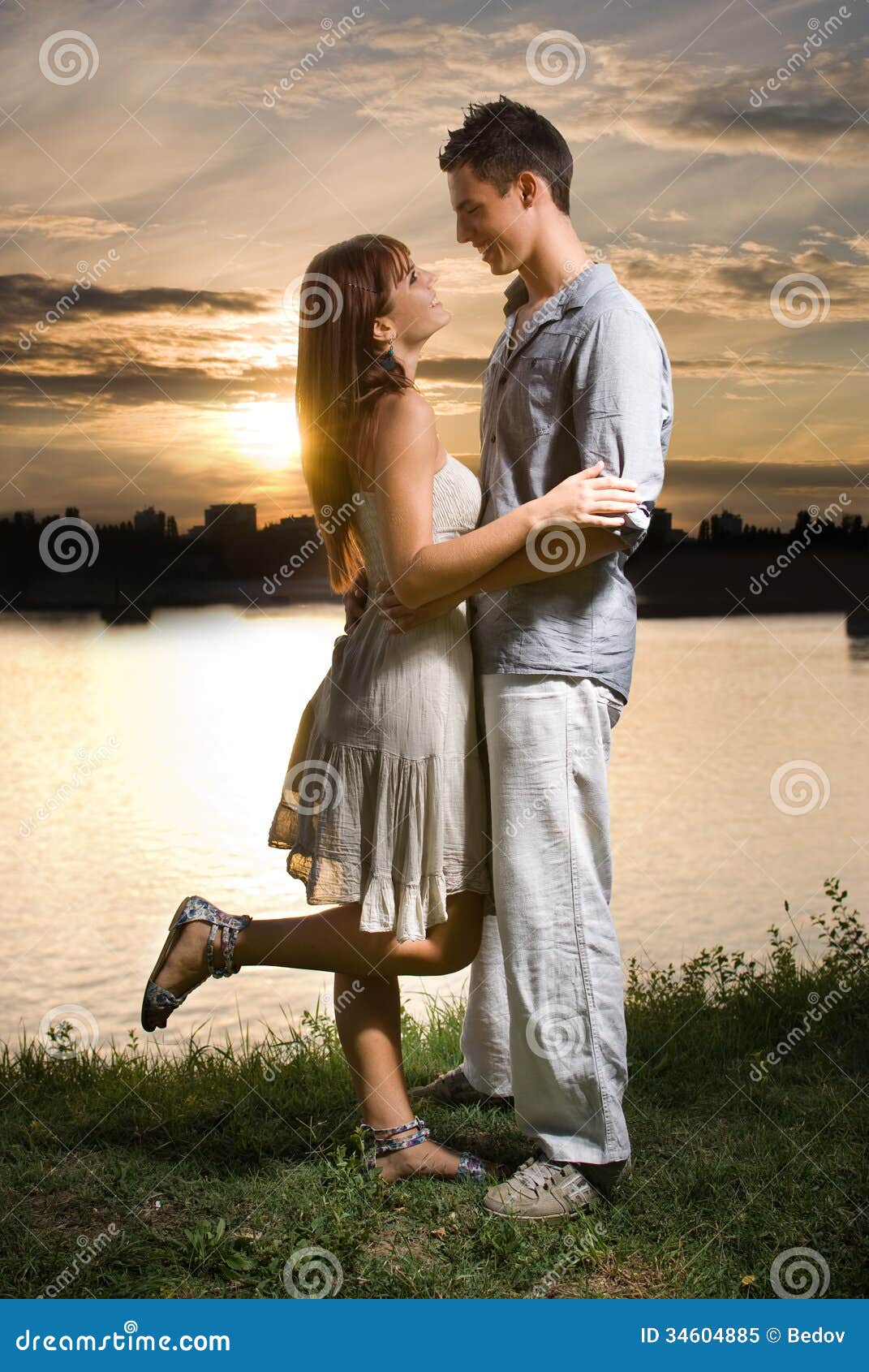 Romantic day in nature stock image. Image of looking - 34604885