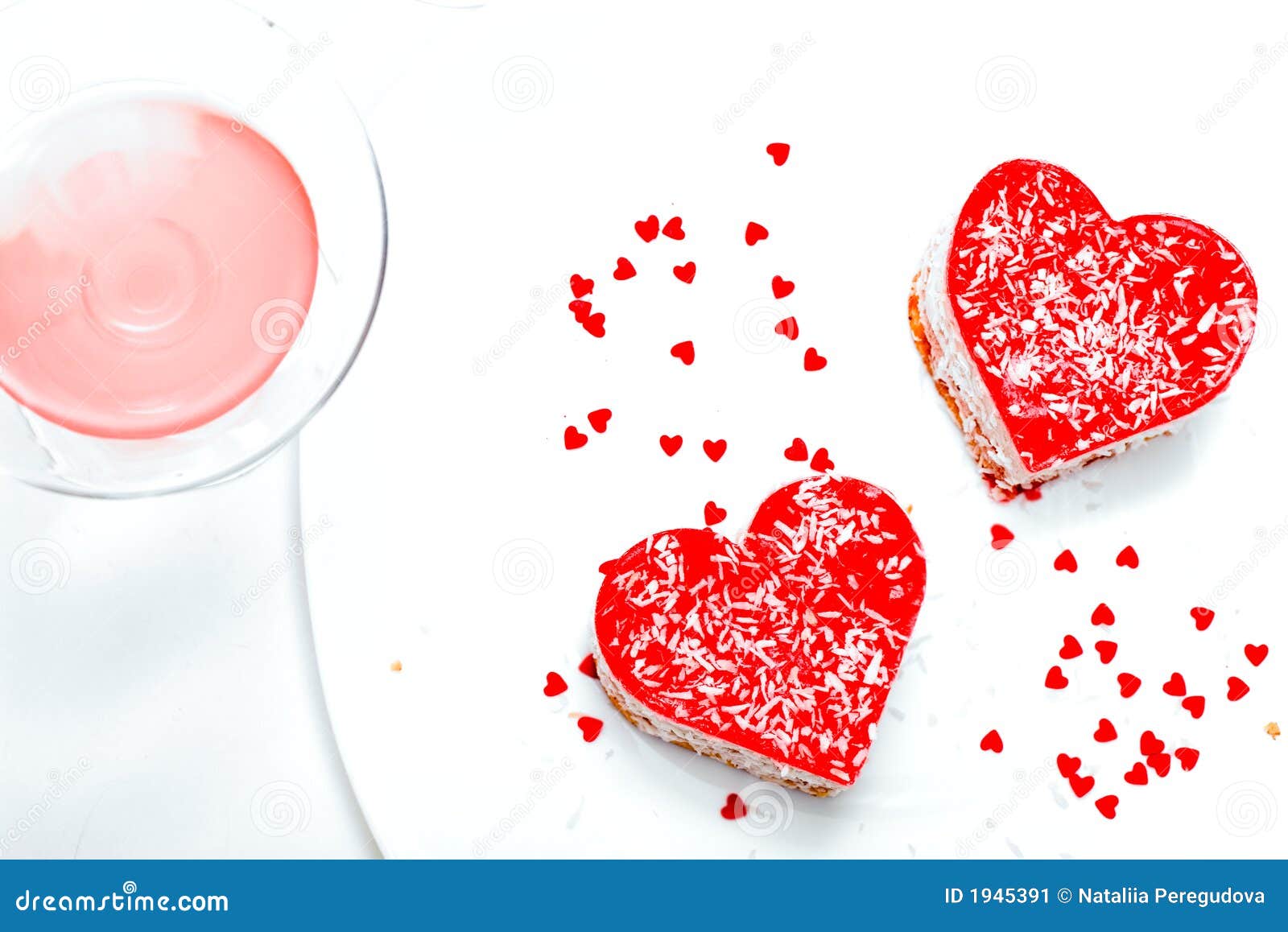 Romantic dessert stock image. Image of food, martini, flavor - 1945391