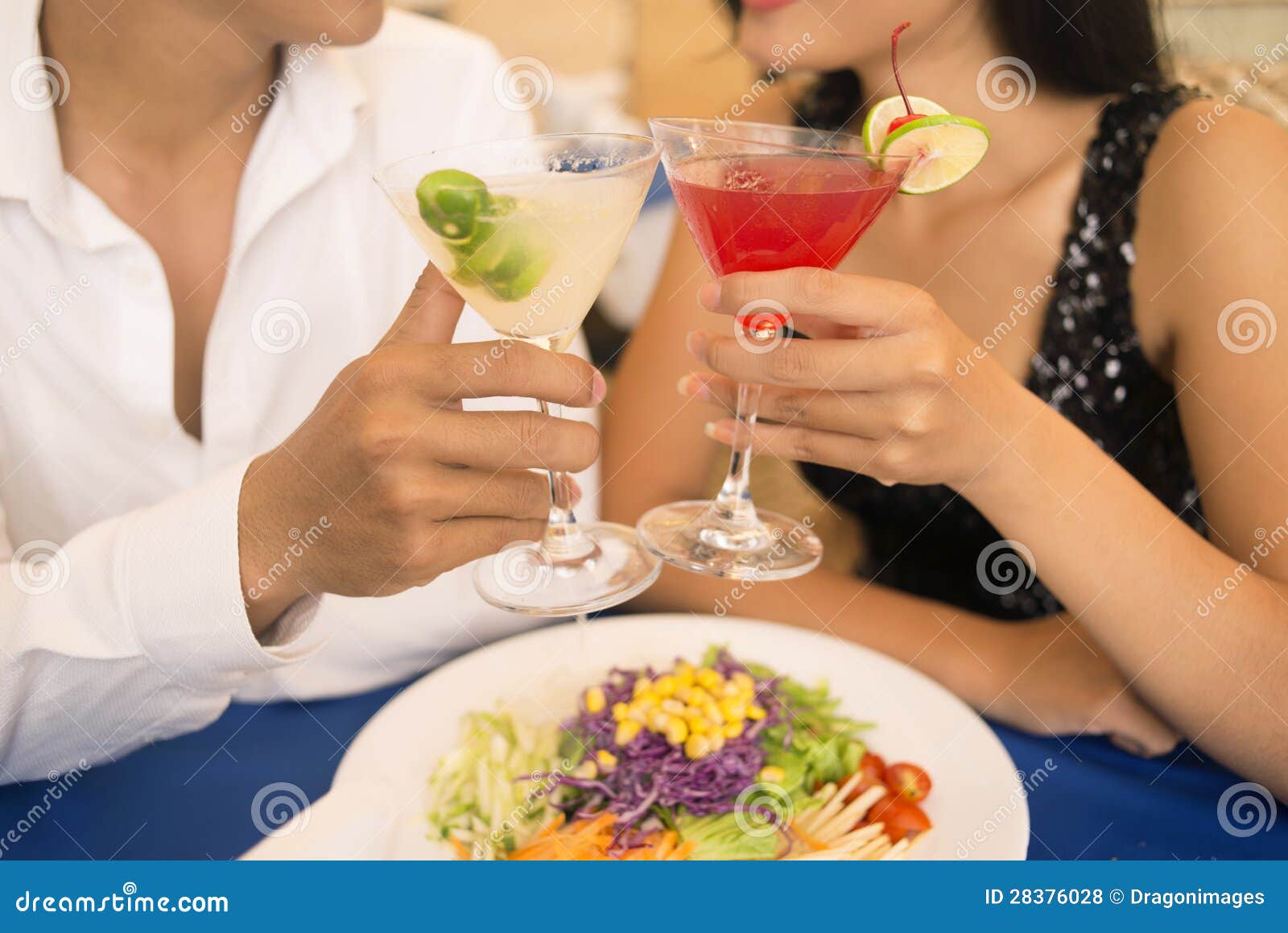 Romantic dinner stock photo. Image of beverage, male - 28376028