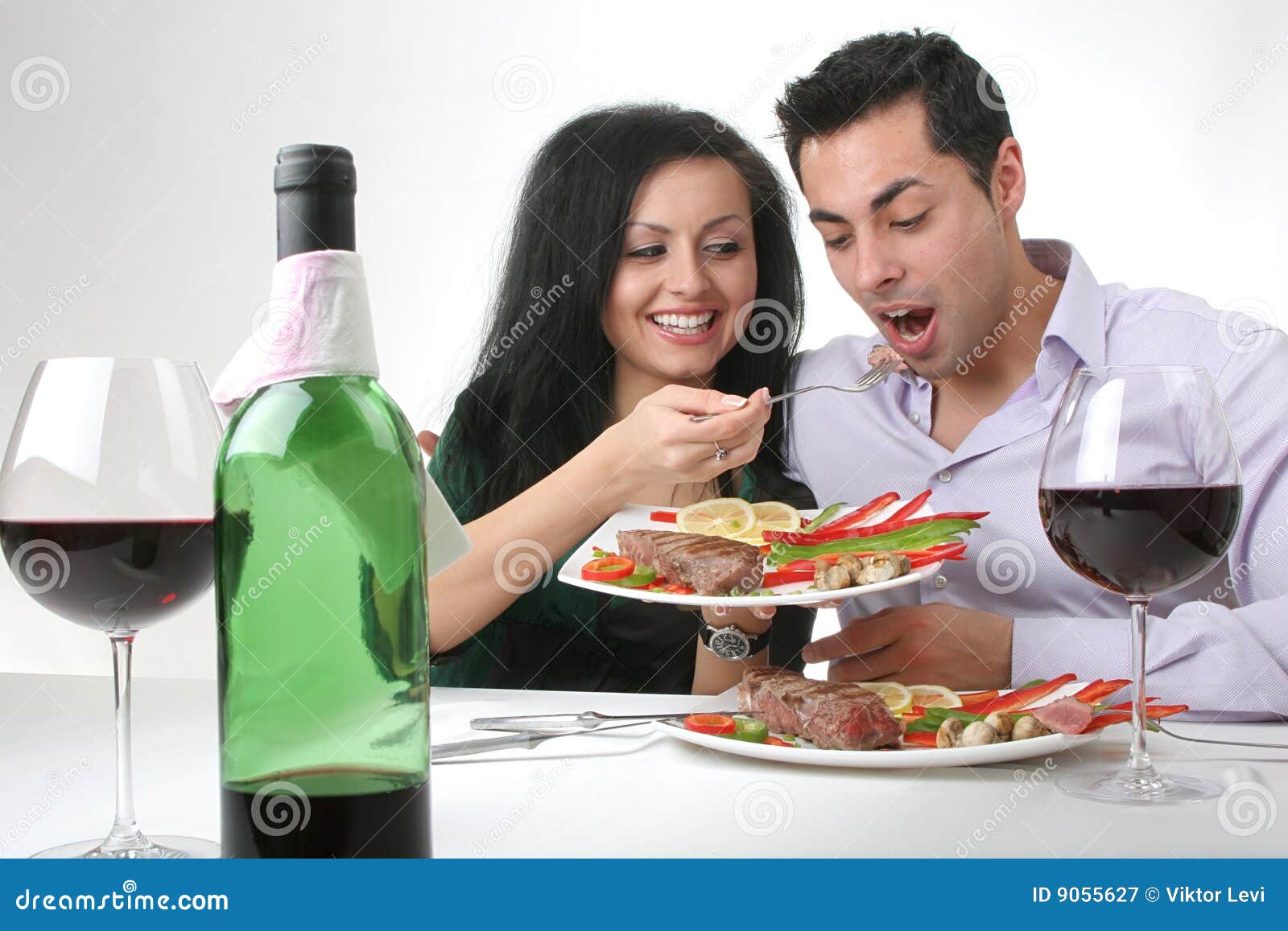 Romantic dinner stock image. Image of beautiful, dining - 9055627