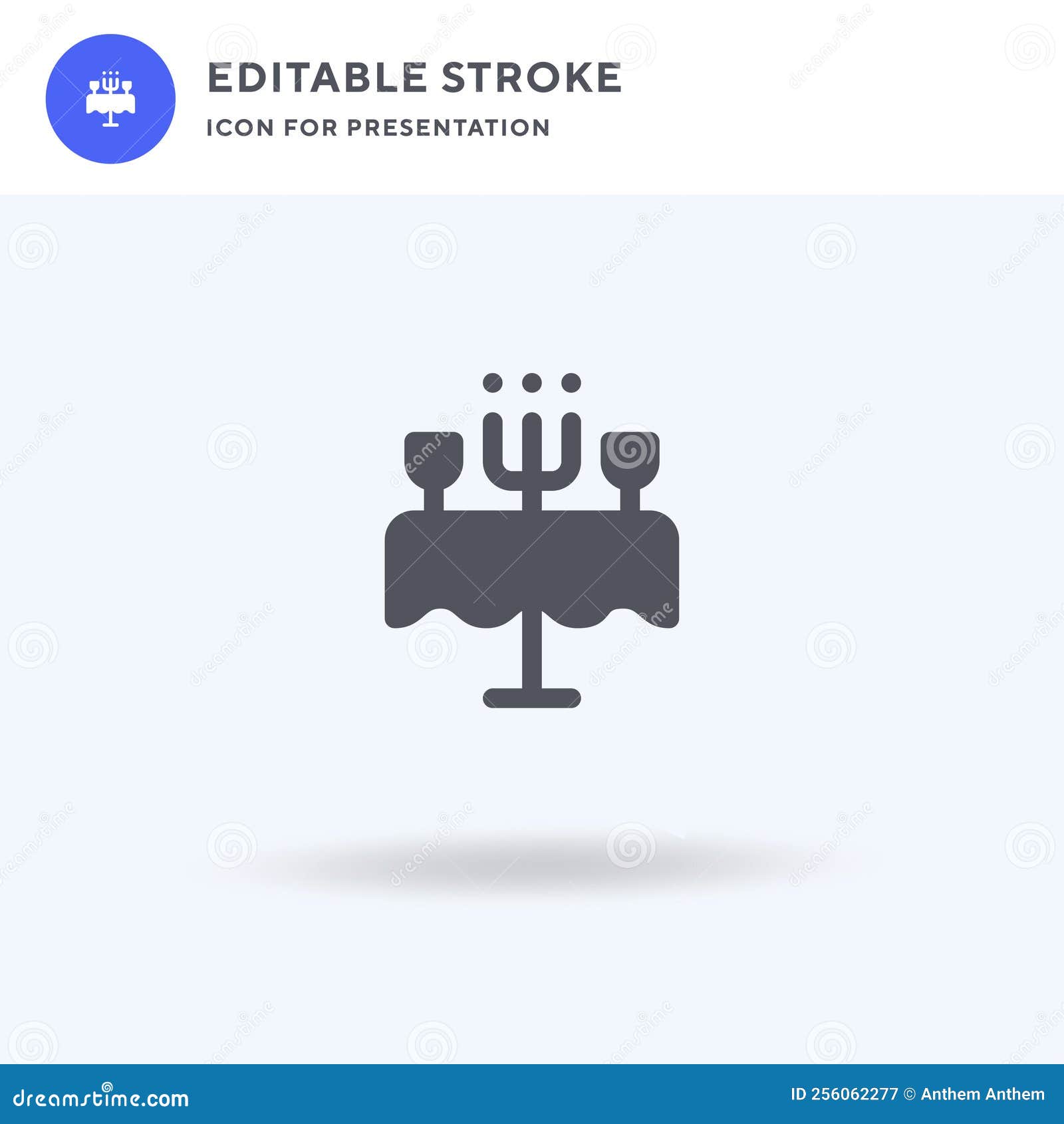 Romantic Dinner Icon Vector, Filled Flat Sign, Solid Pictogram Isolated ...