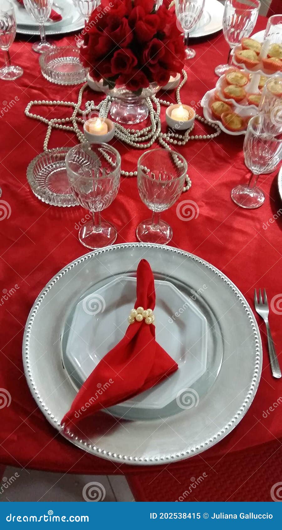 Romantic Dinner Table Design Stock Image - Image of meal, produce ...