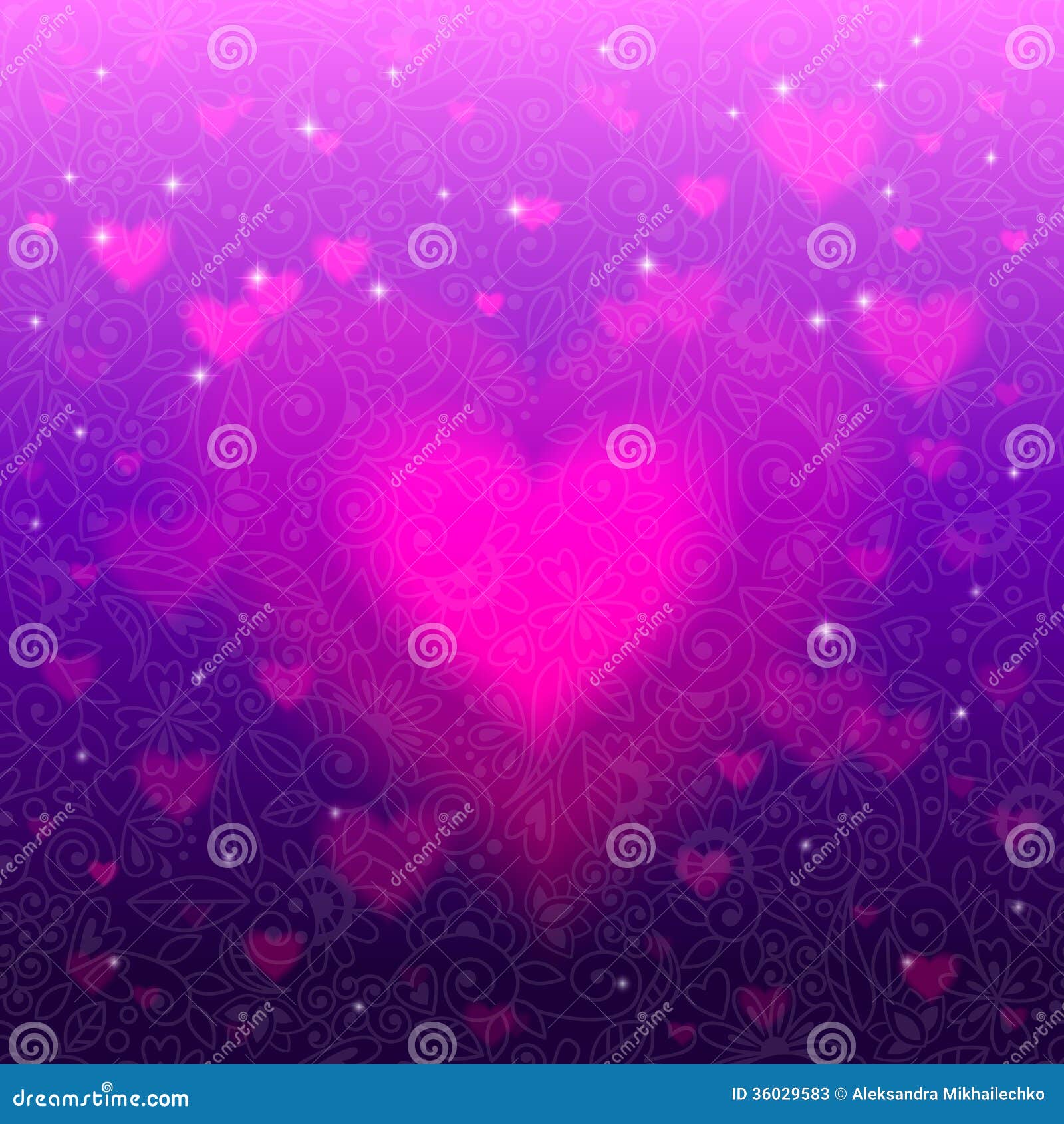 Romantic Elegant Floral Abstract Background Stock Vector - Illustration ...