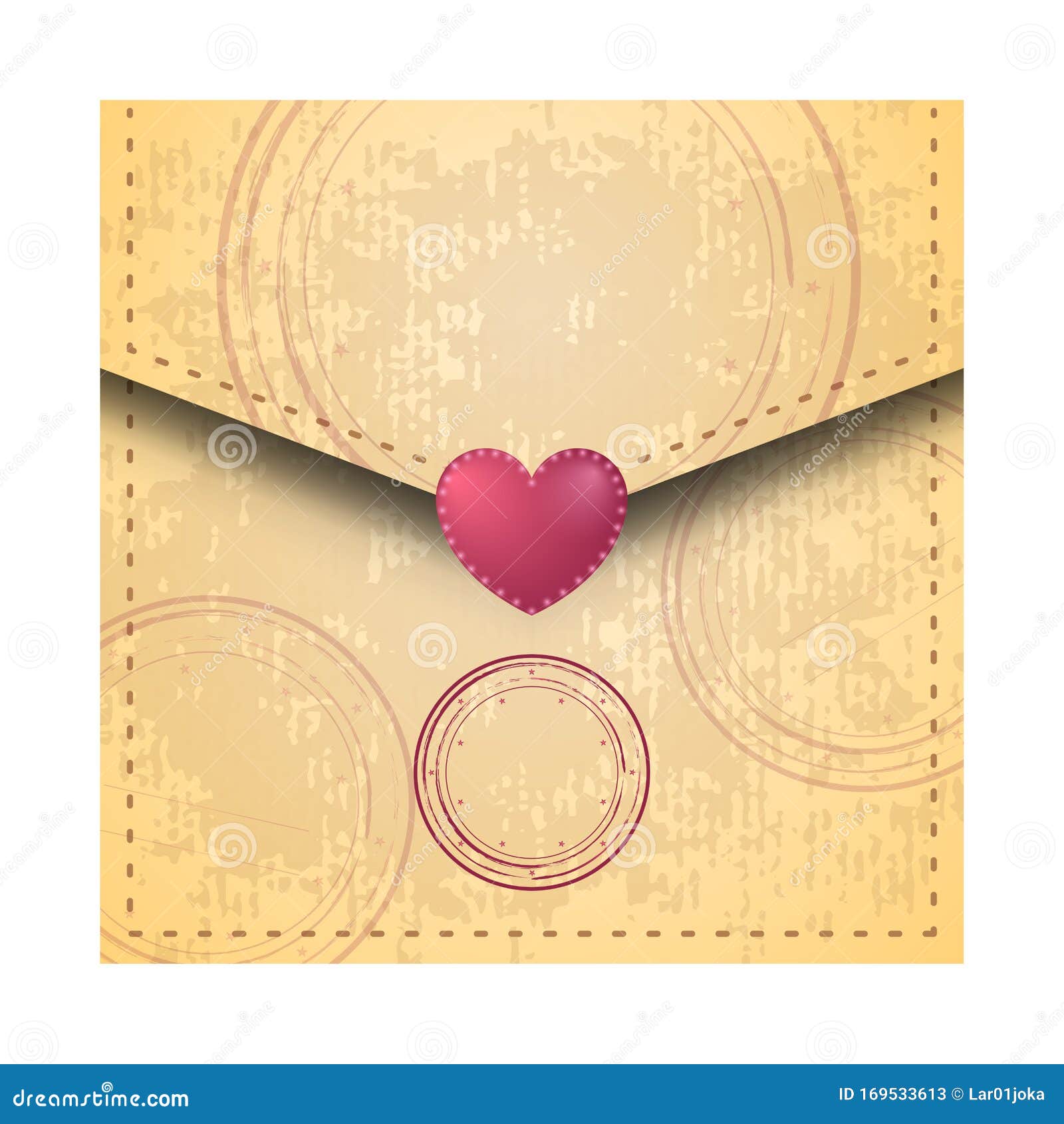 Romantic envelope image stock vector. Illustration of romantic - 169533613