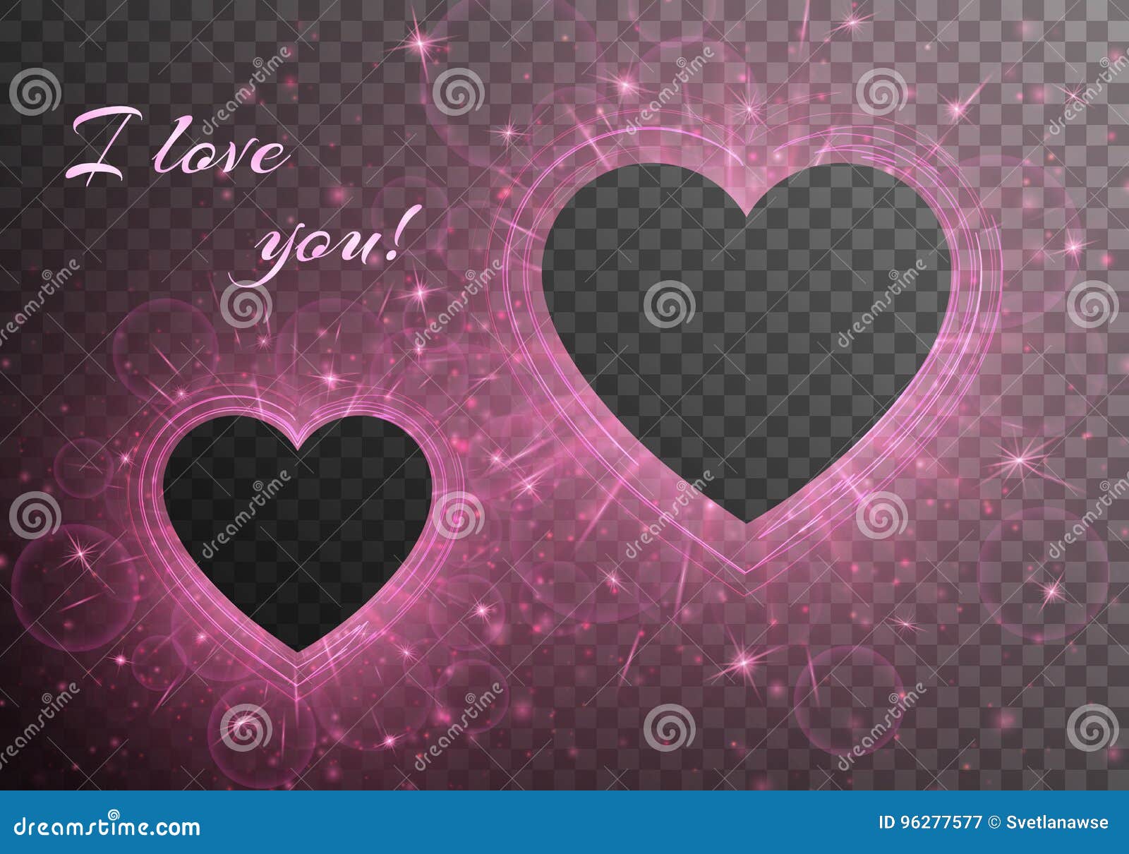 Romantic frame background stock vector. Illustration of append - 96277577