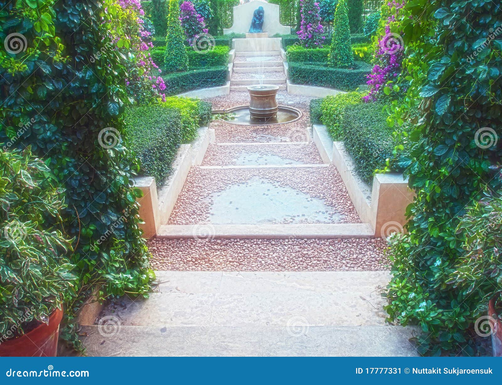 Romantic Garden stock image. Image of beautiful, relax - 17777331