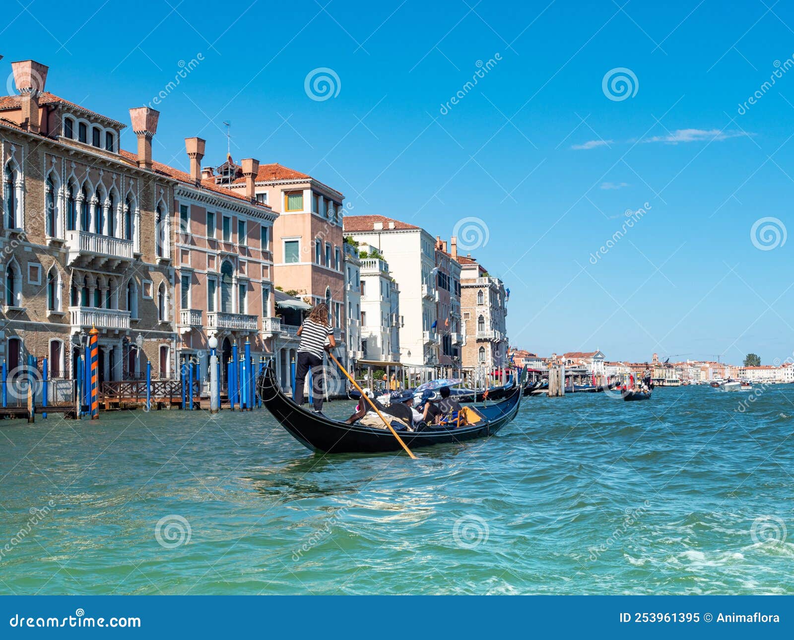 Romantic Gondola Ride in Venice Stock Image - Image of gondolier, city ...