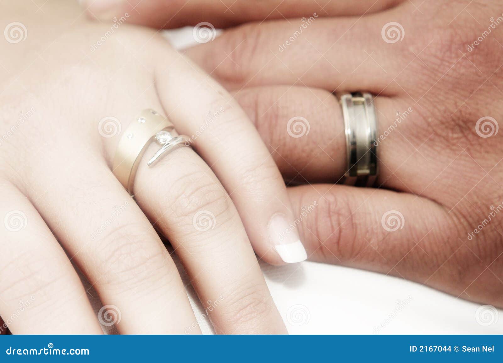 Romantic Hands with Wedding Ri Stock Photo - Image of promise, fingers ...