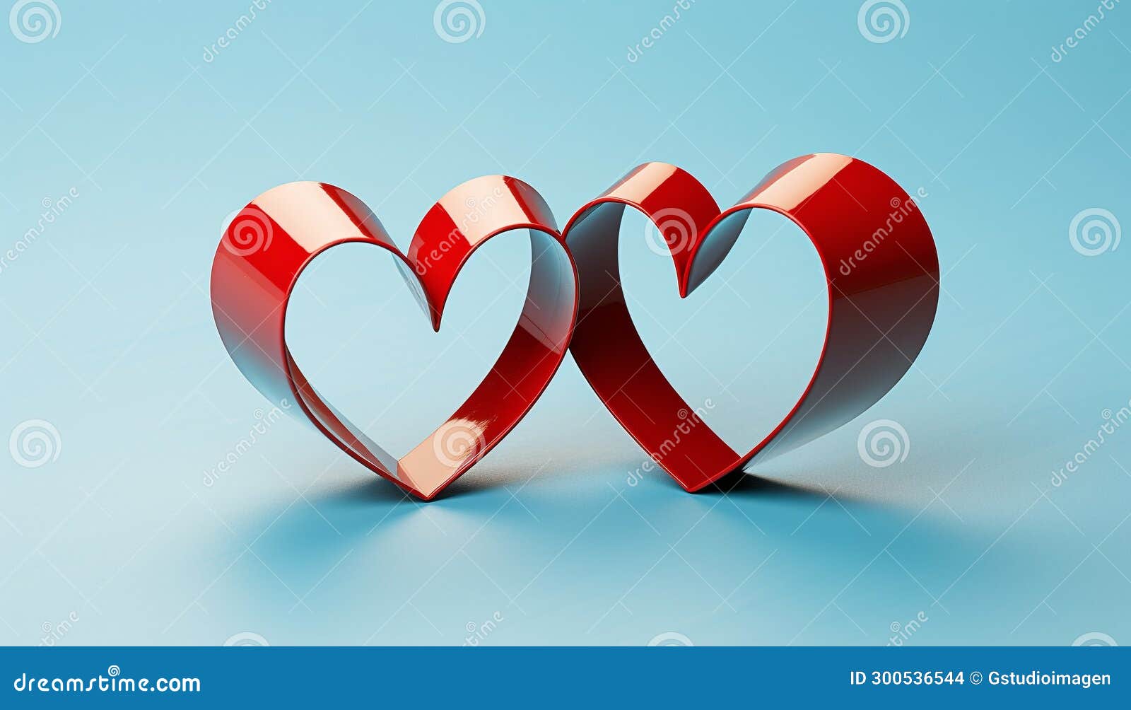 Romantic Heart Symbol Shines with Love and Passion Generated by AI ...