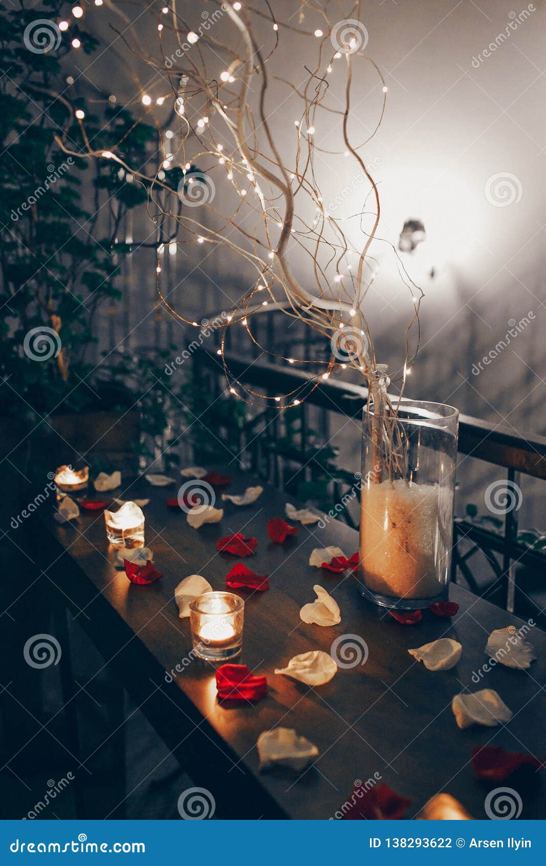 Romantic decor. stock photo. Image of love, background - 138293622