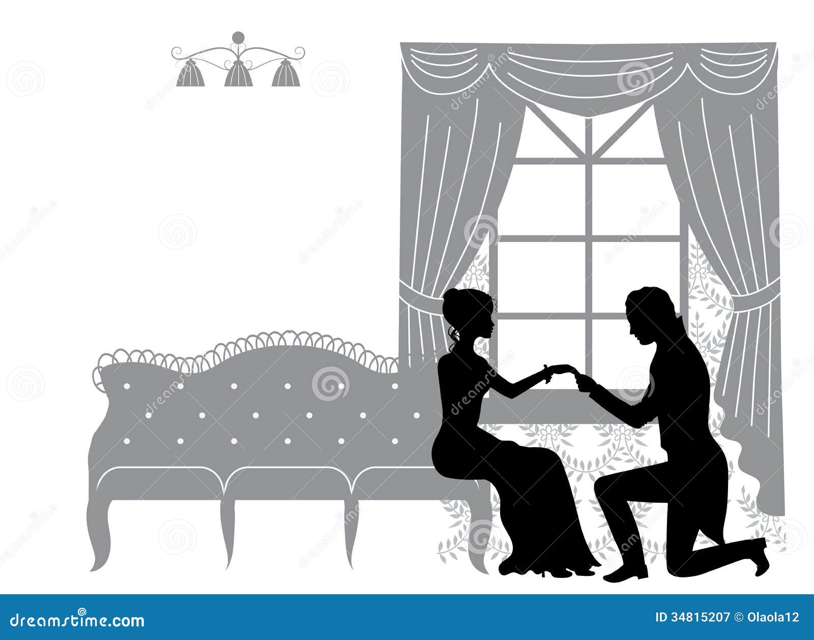 Romantic Love Stock Vector Illustration Of Bride Residential 34815207