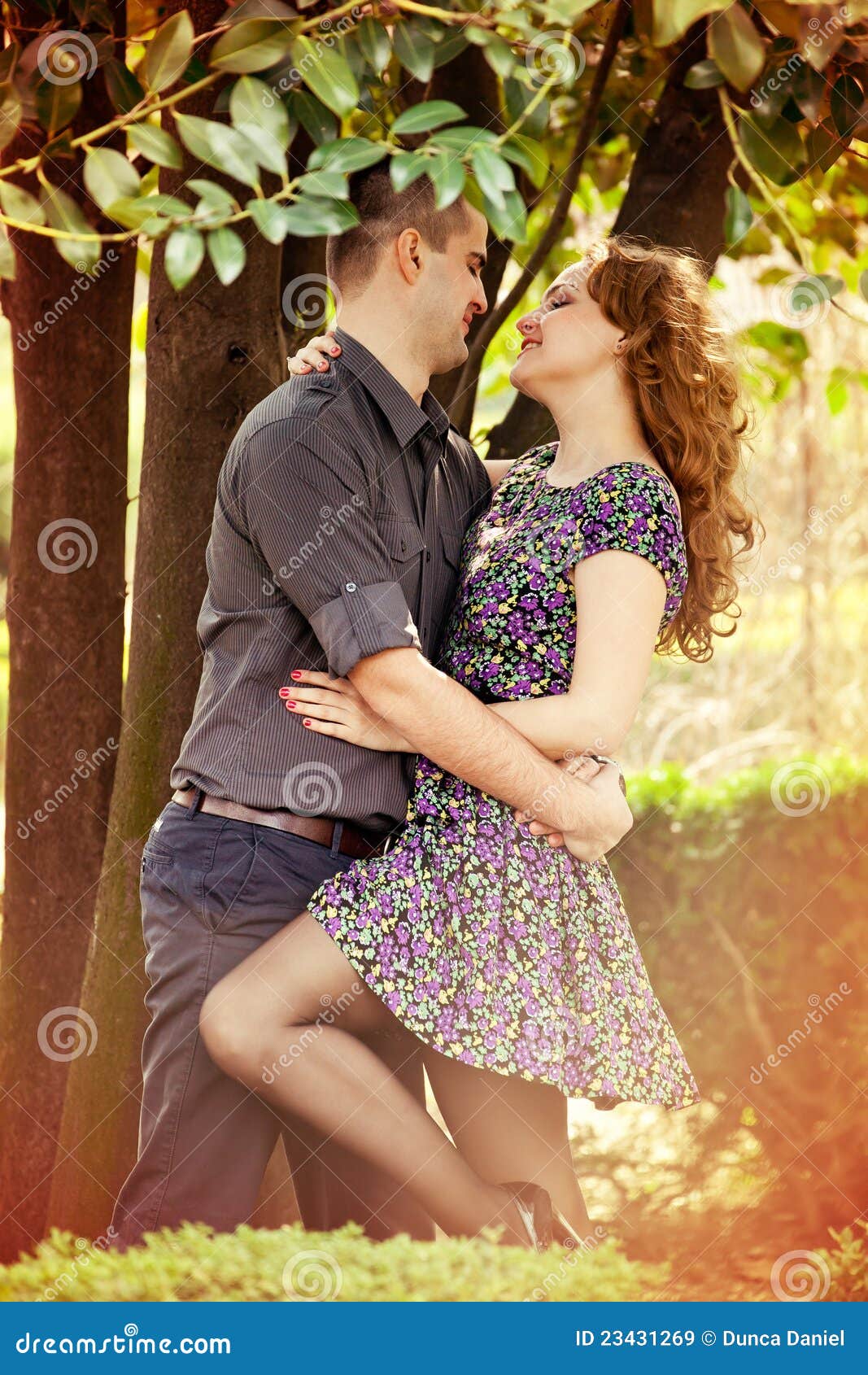 Romantic Lovers Hugging With Passion Royalty Free Stock Images Image