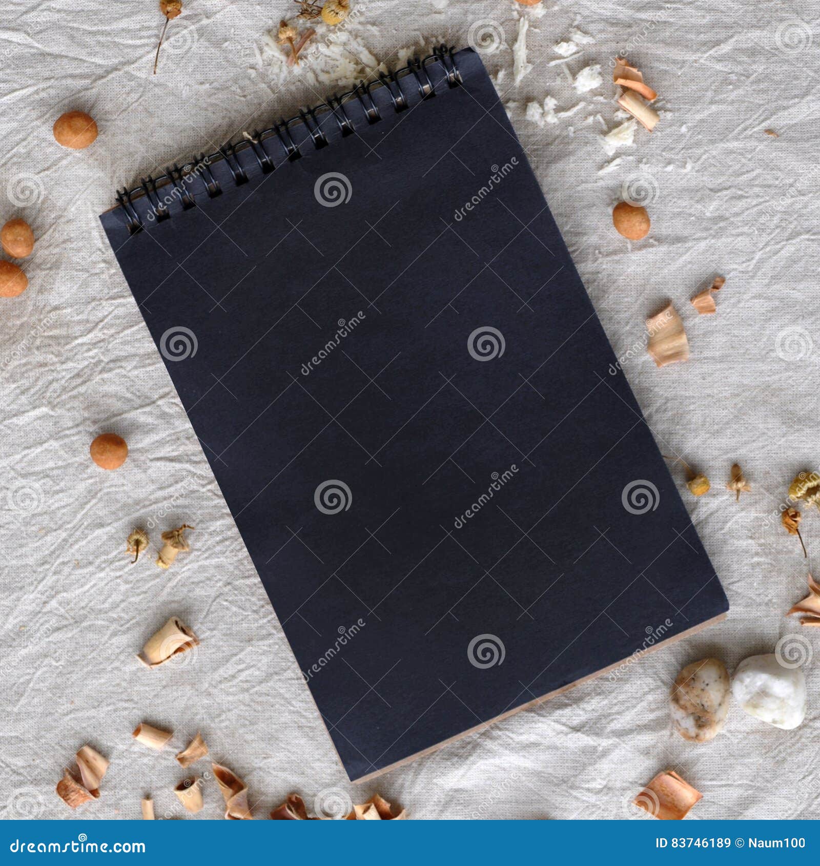 Romantic Mockup On Rustic Canvas Background Royalty-Free Stock Photo ...