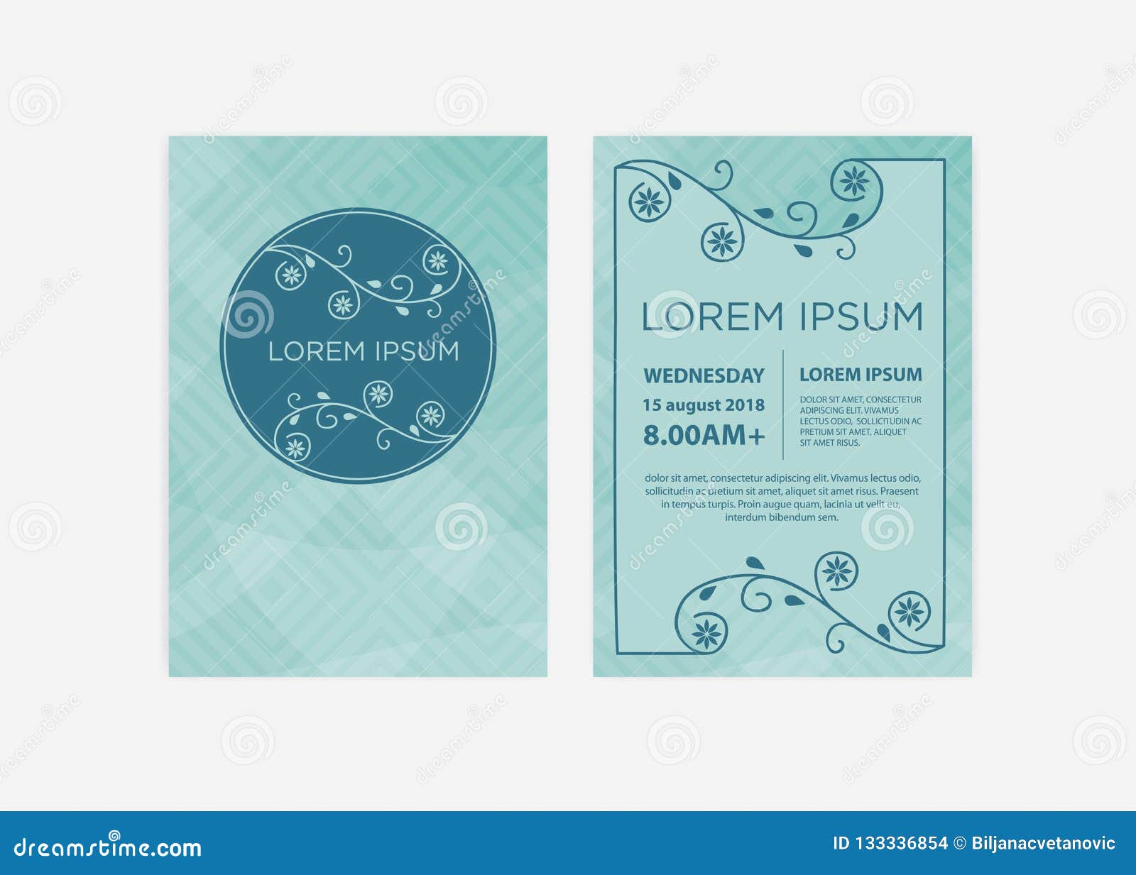 Modern event invitation stock vector. Illustration of anniversary ...
