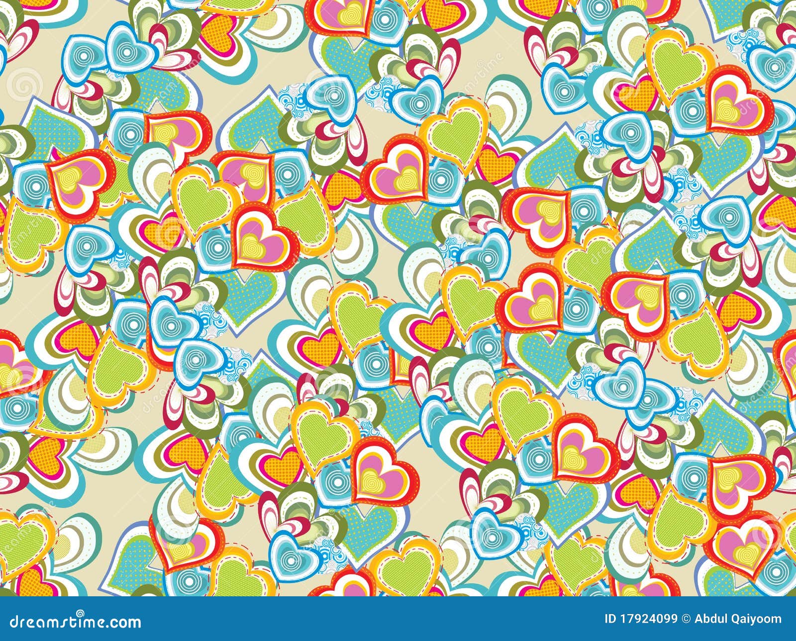 Romantic Pattern Illustration Stock Illustration - Illustration of ...