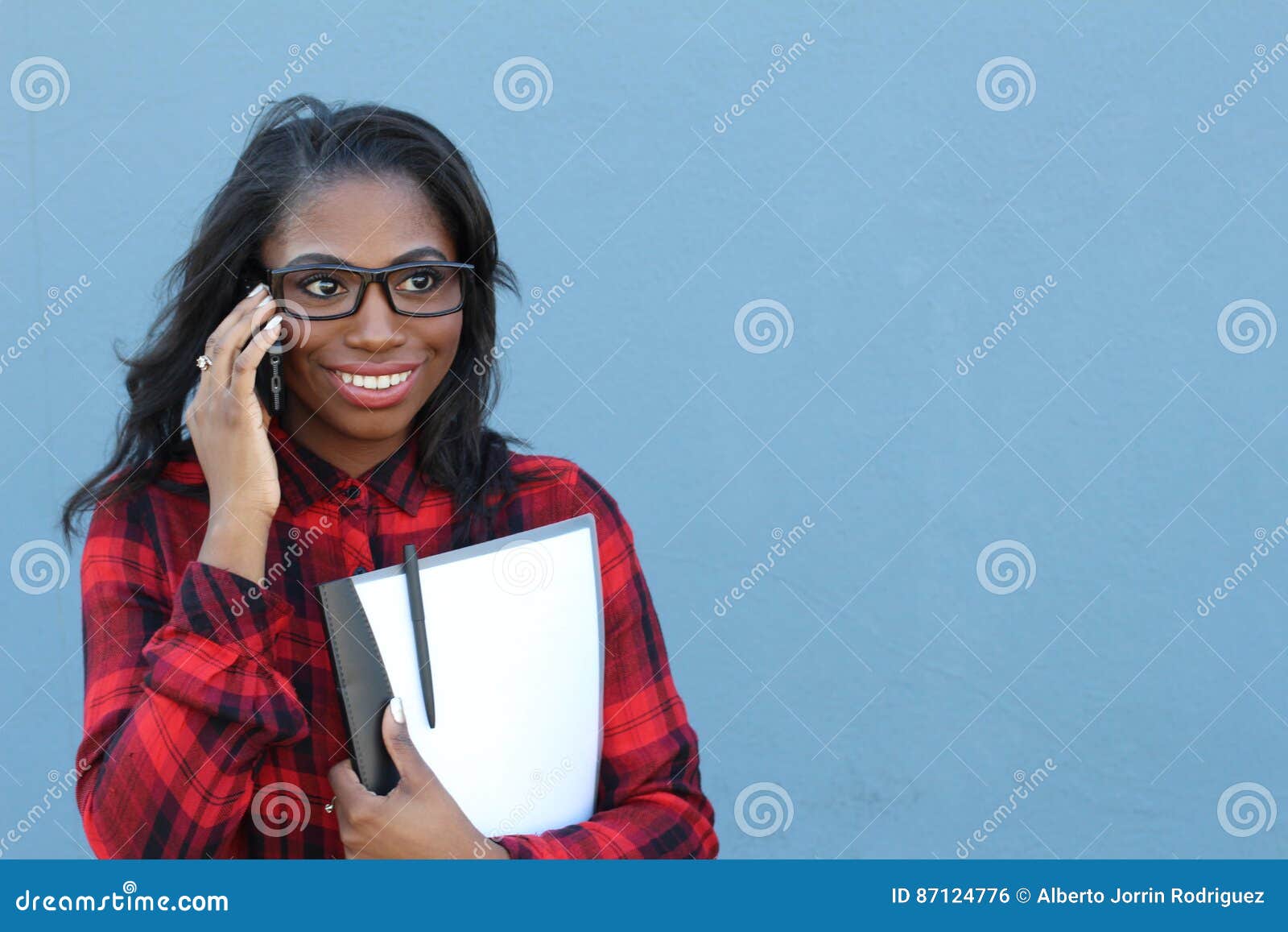 Romantic Phone Conversation Long Distance Relationships Stock Photo ...