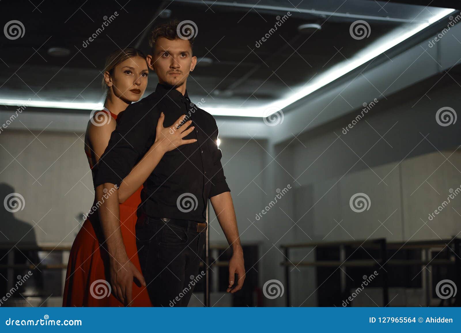 Dancing couple portrait stock photo. Image of dance - 127965564