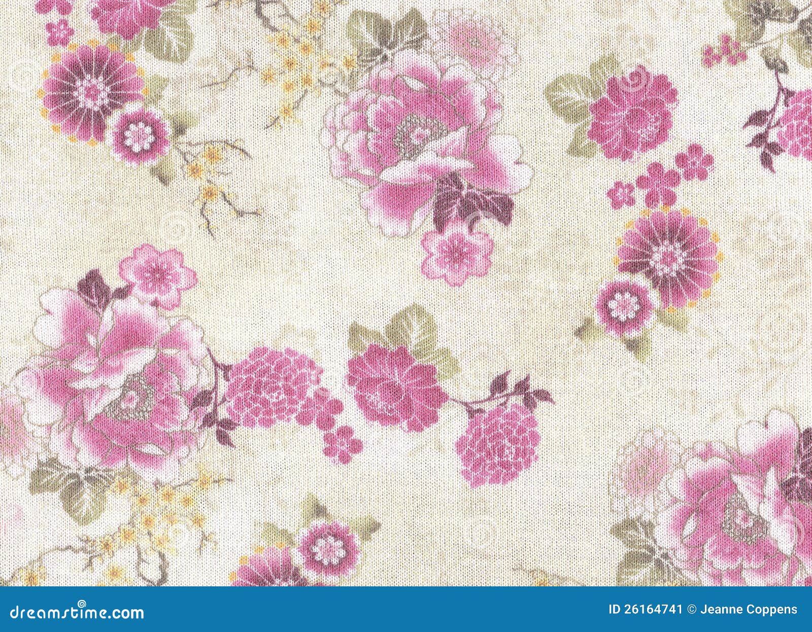 Romantic Pink Floral Pattern. Stock Image - Image of romantic, floral ...