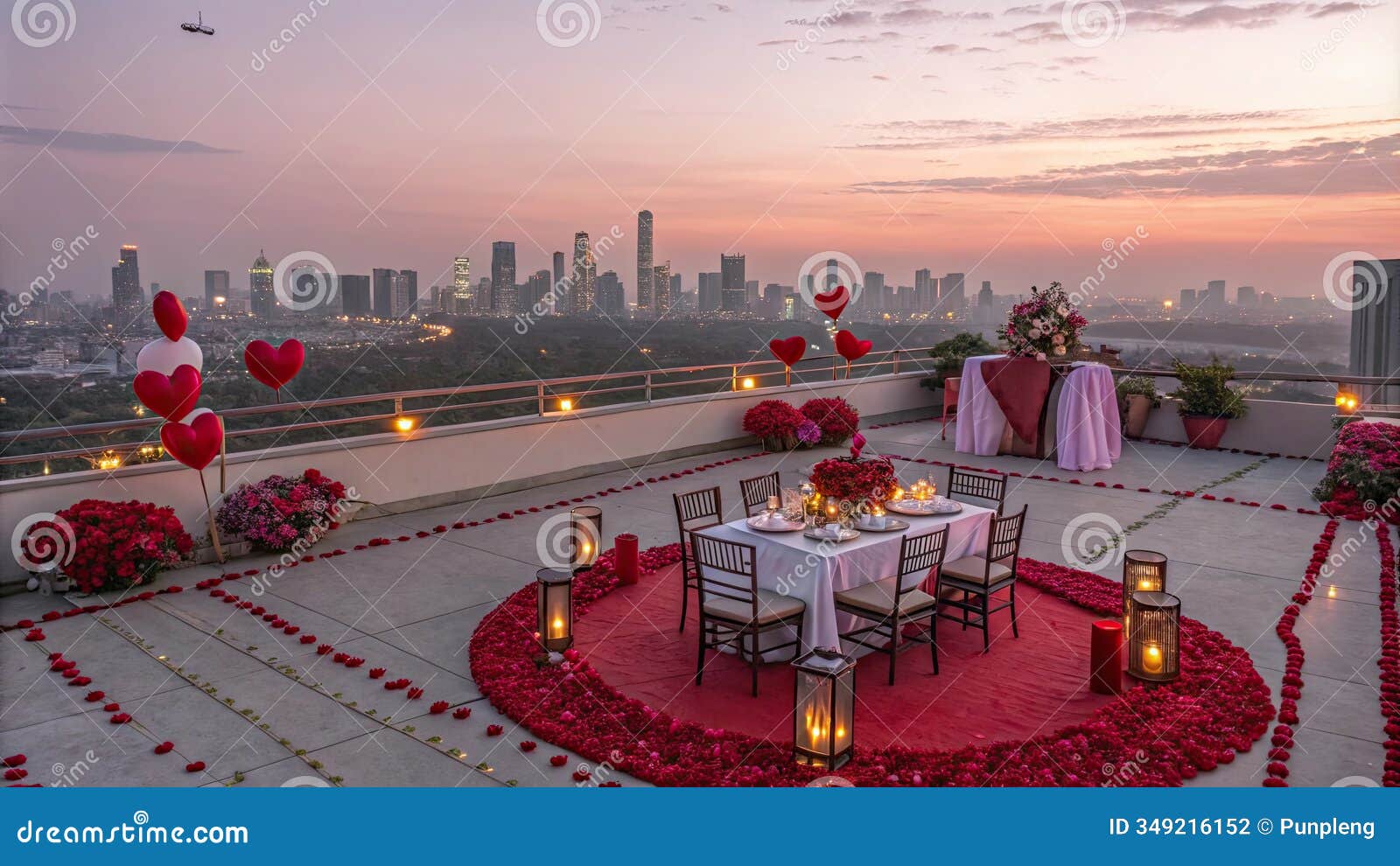 Rooftop Valentines Day Cuddle Adorable Grey And Orange Kittens Share A ...