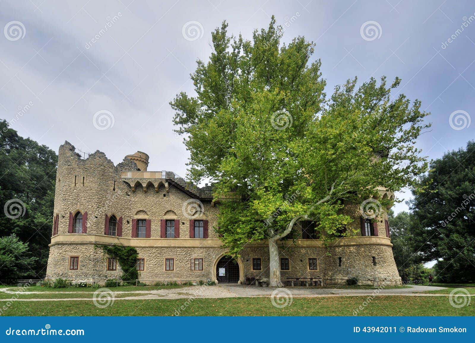 Romantic Ruin Januv Hrad Castle Stock Image - Image of januv, czech ...