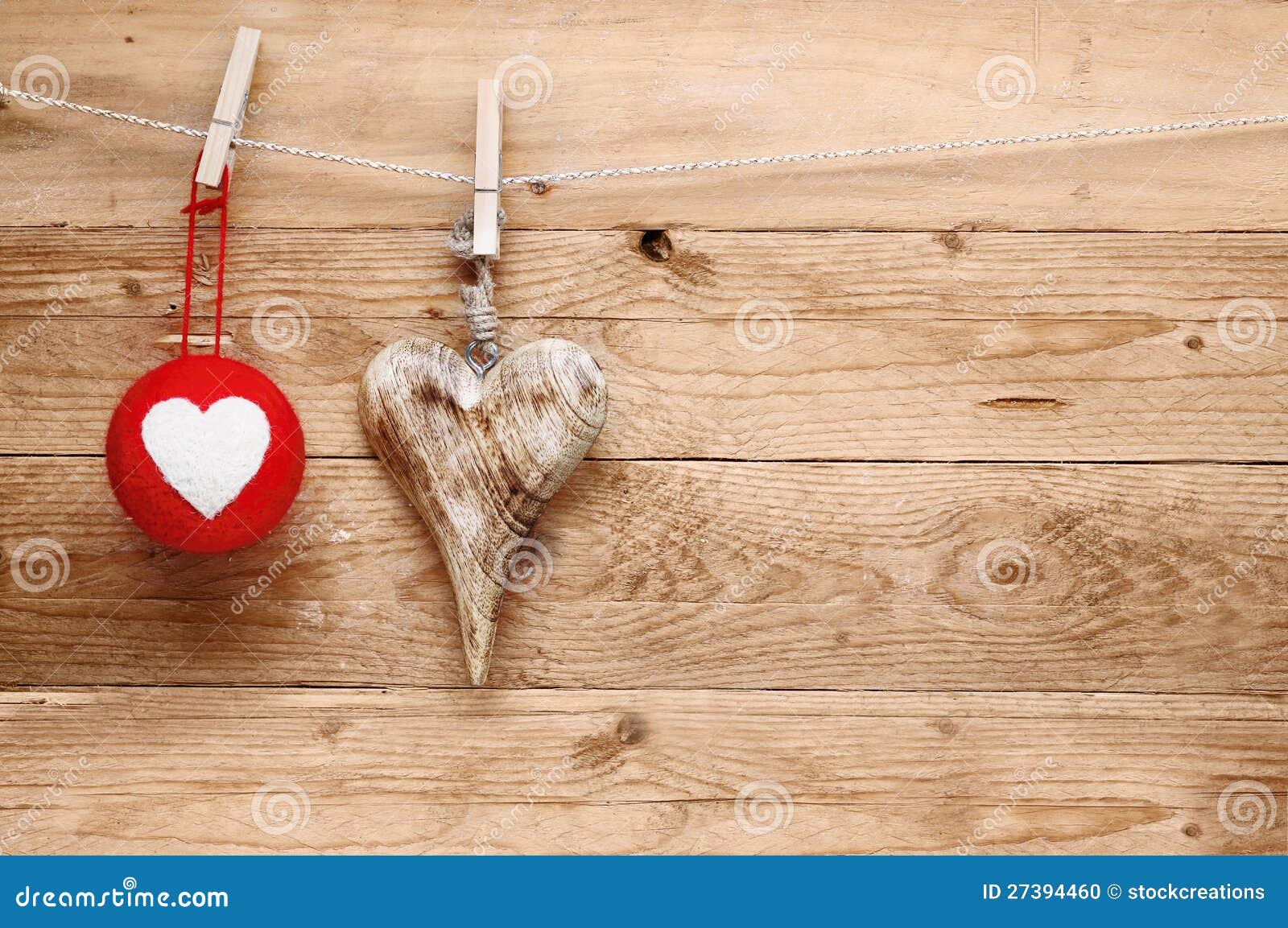 Romantic Rustic Valentines Greeting Stock Photo - Image of ornament ...