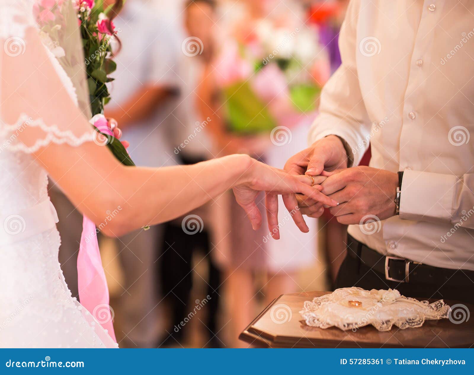 Romantic Scene from Weeding Celebration Stock Image - Image of jewelry ...