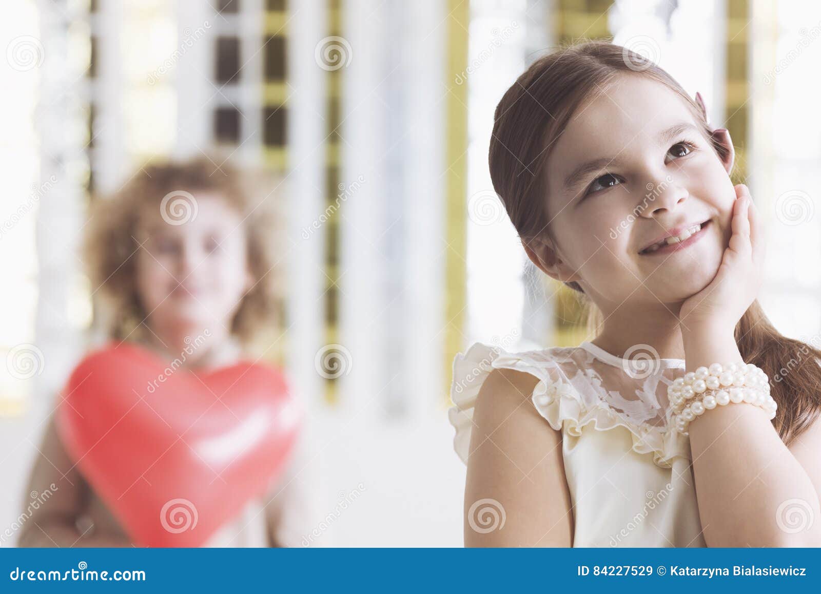 Romantic small girl stock image. Image of relation, relationship - 84227529