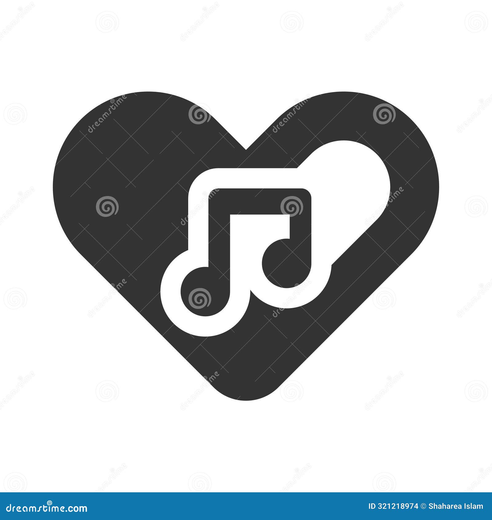 Romantic song Icon stock vector. Illustration of travel - 321218974