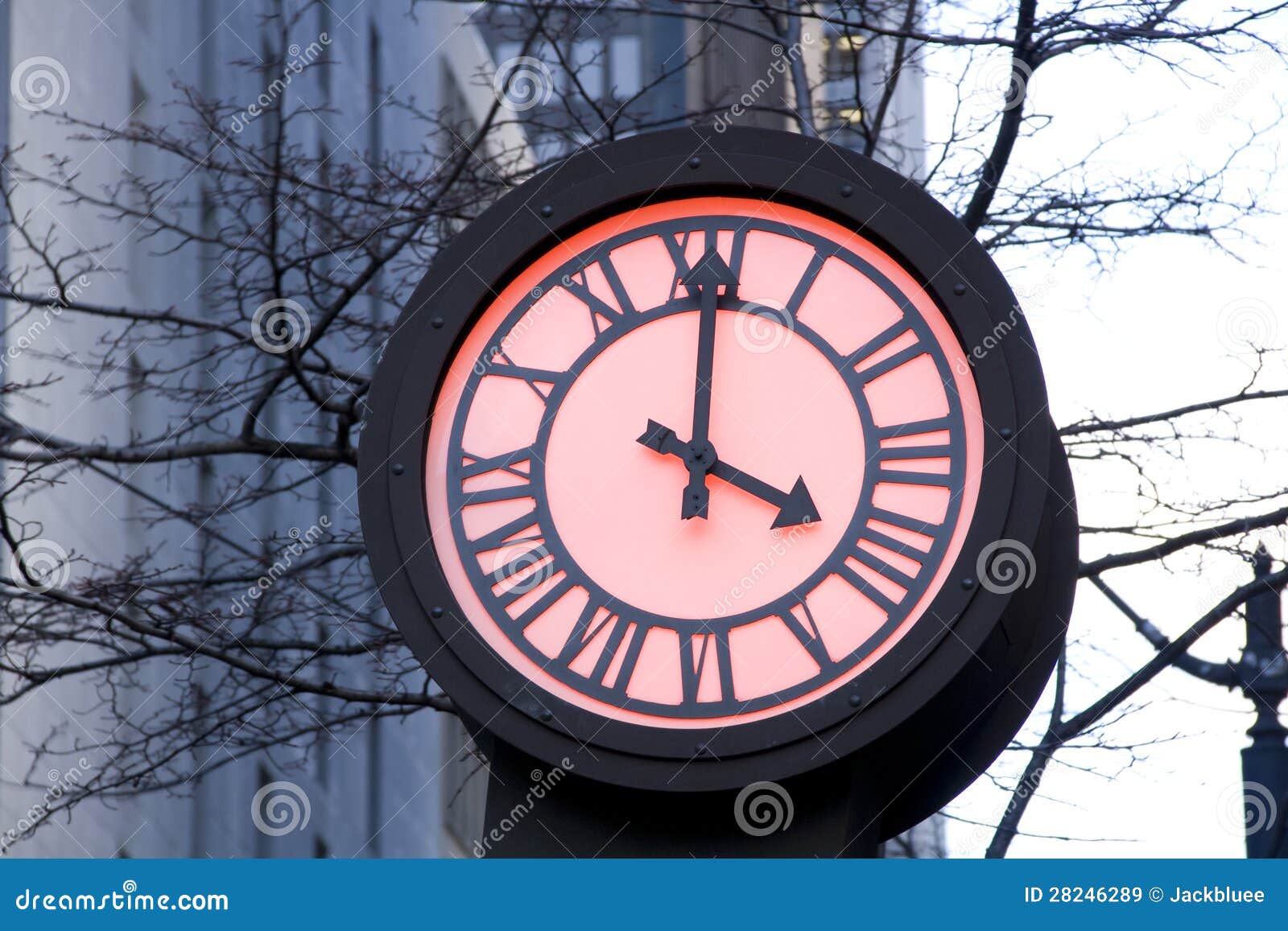Romantic street clock stock image. Image of frame, romantic - 28246289