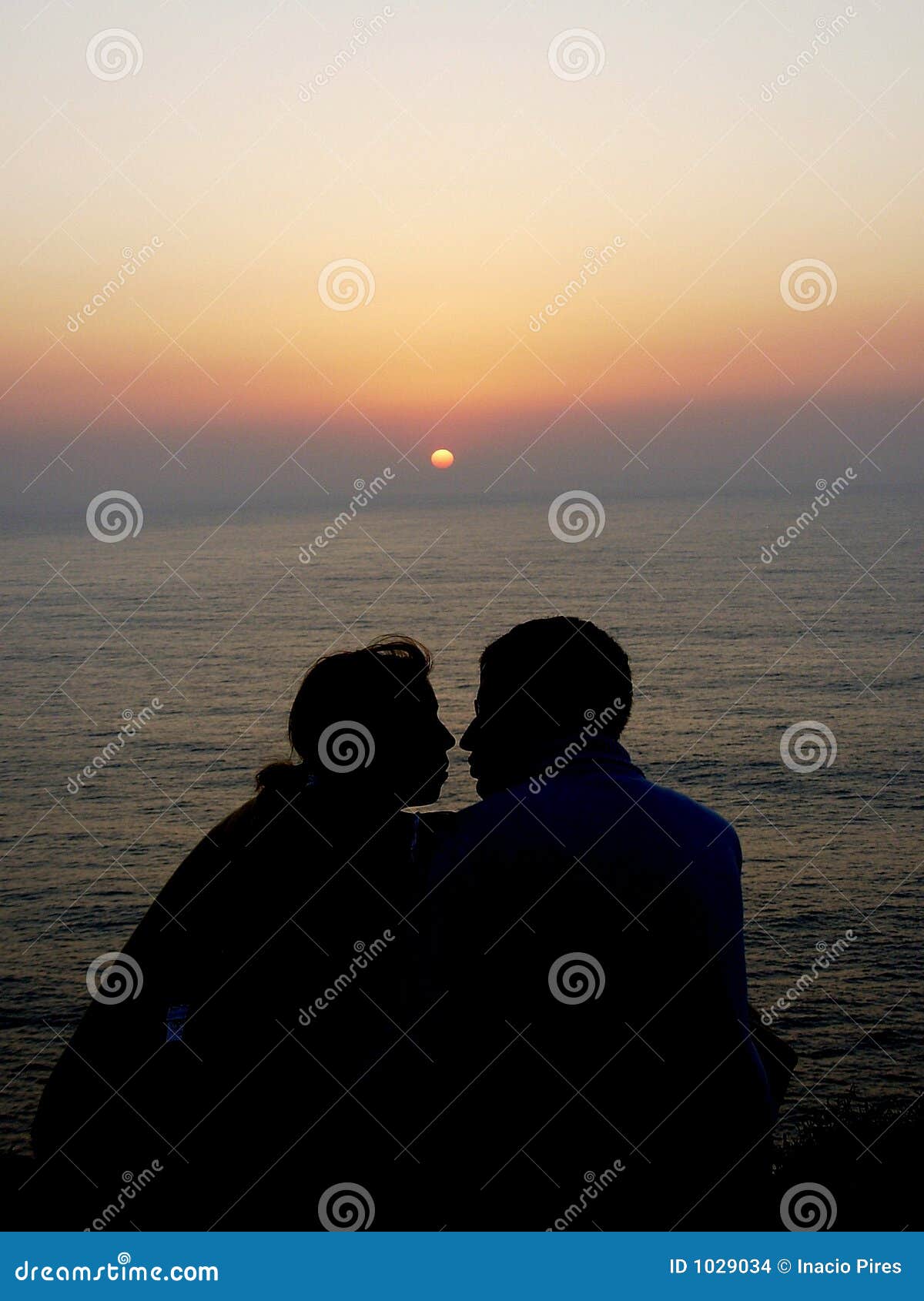 Romantic Sunset stock photo. Image of boyfriends, sunset - 1029034