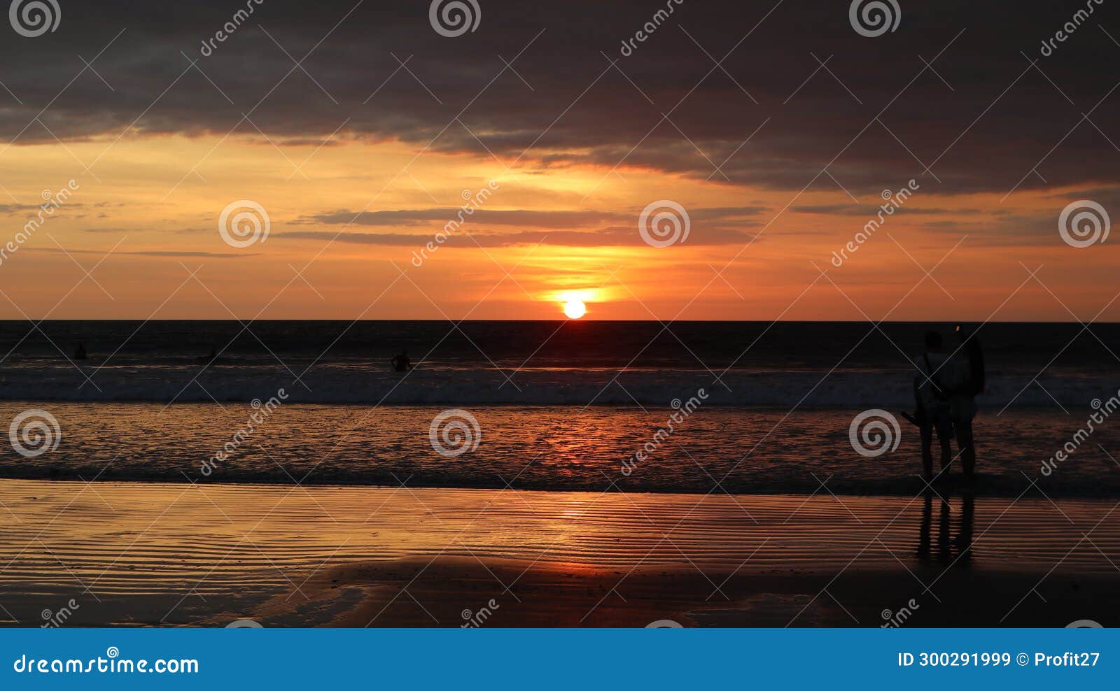 Romantic Sunset Atmosphere with the Dim Golden Rays of the Sun Stock ...