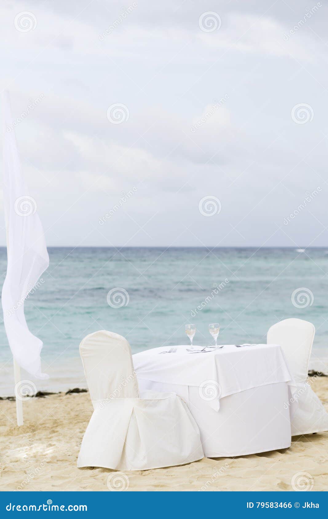 Romantic Table for Two on the Beach Stock Photo - Image of sand, joyful ...