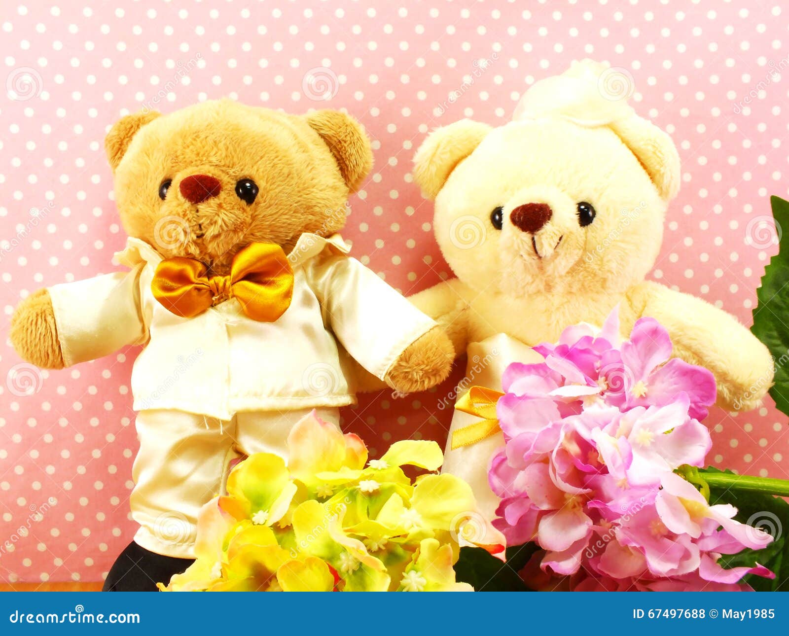 Bouquets Romantic Teddy Bears