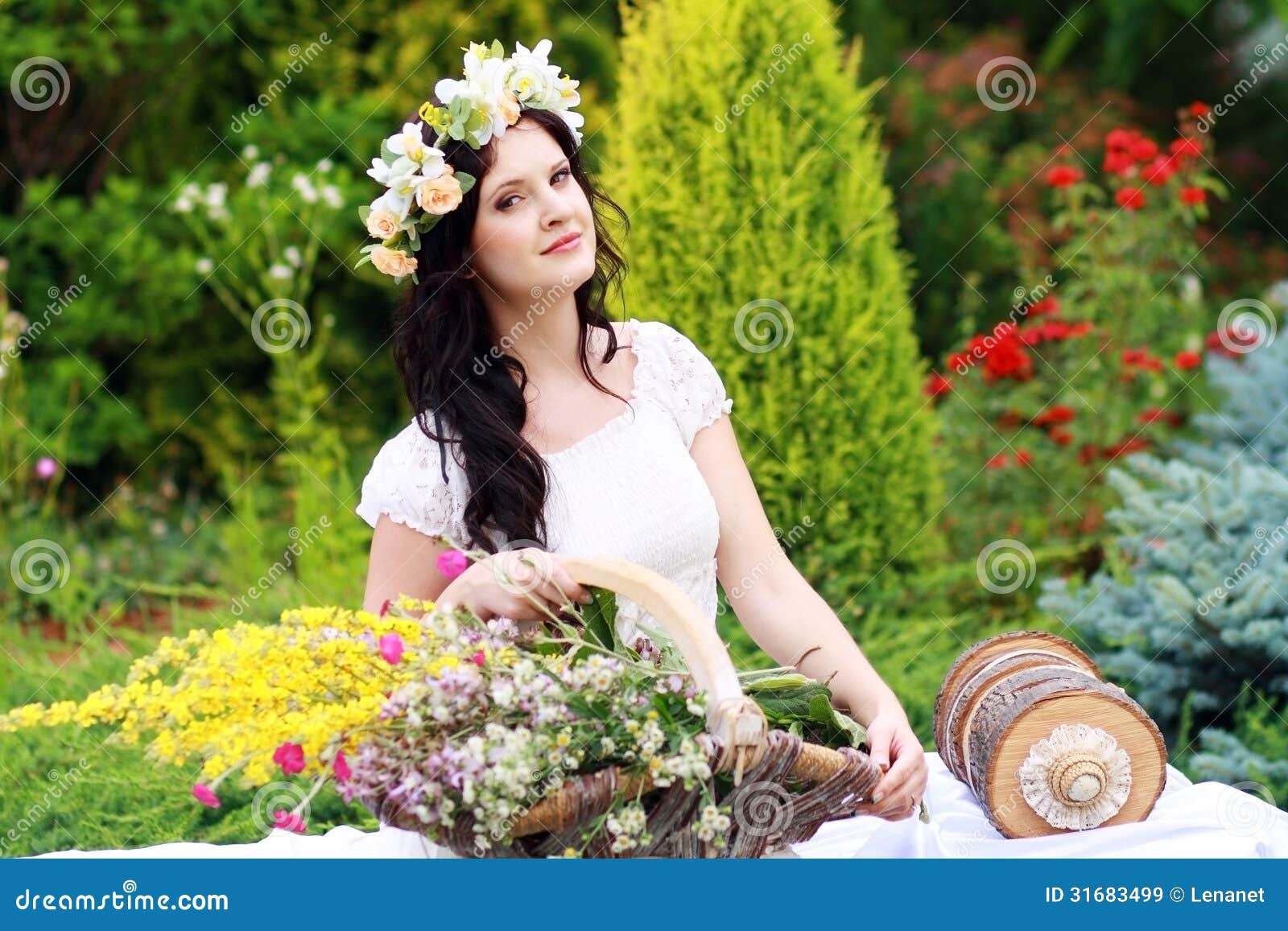 Romantic Woman Stock Image Image Of Lovely Outdoors 31683499