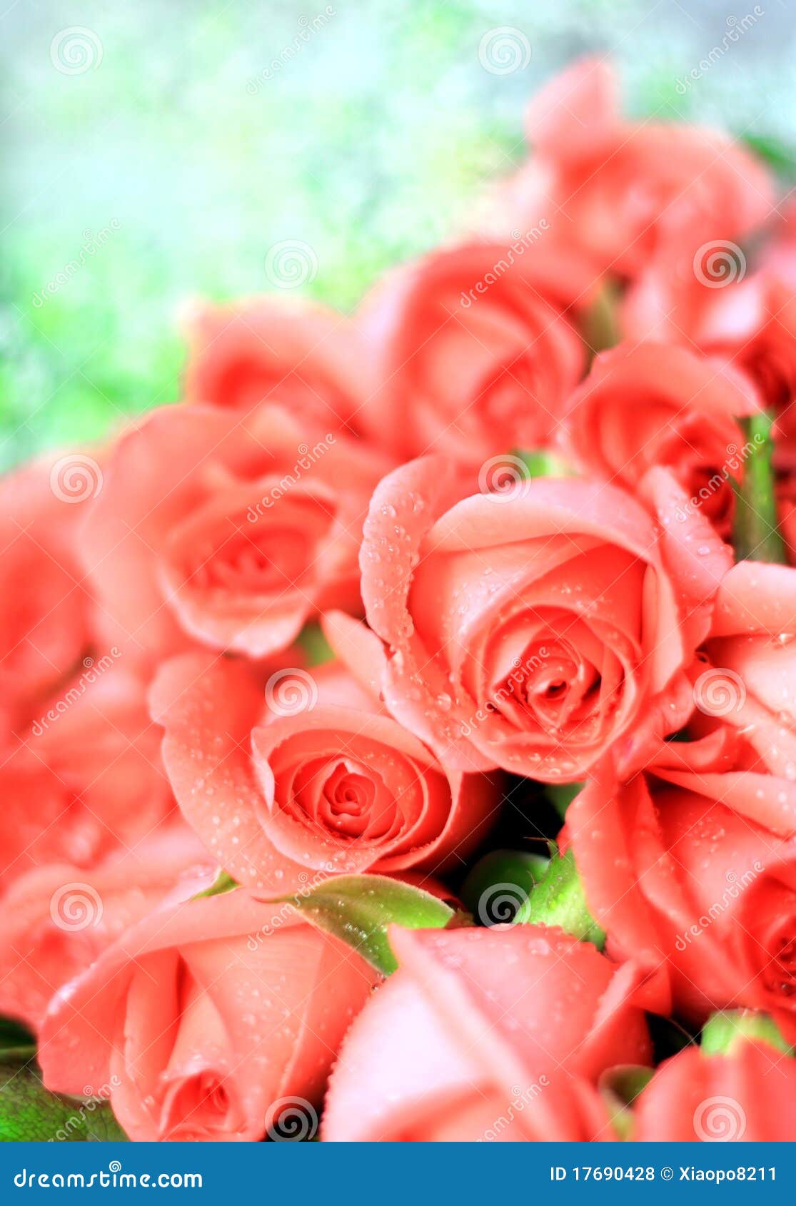 Romantische roze rozen stock foto. Image of samenstelling - 17690428