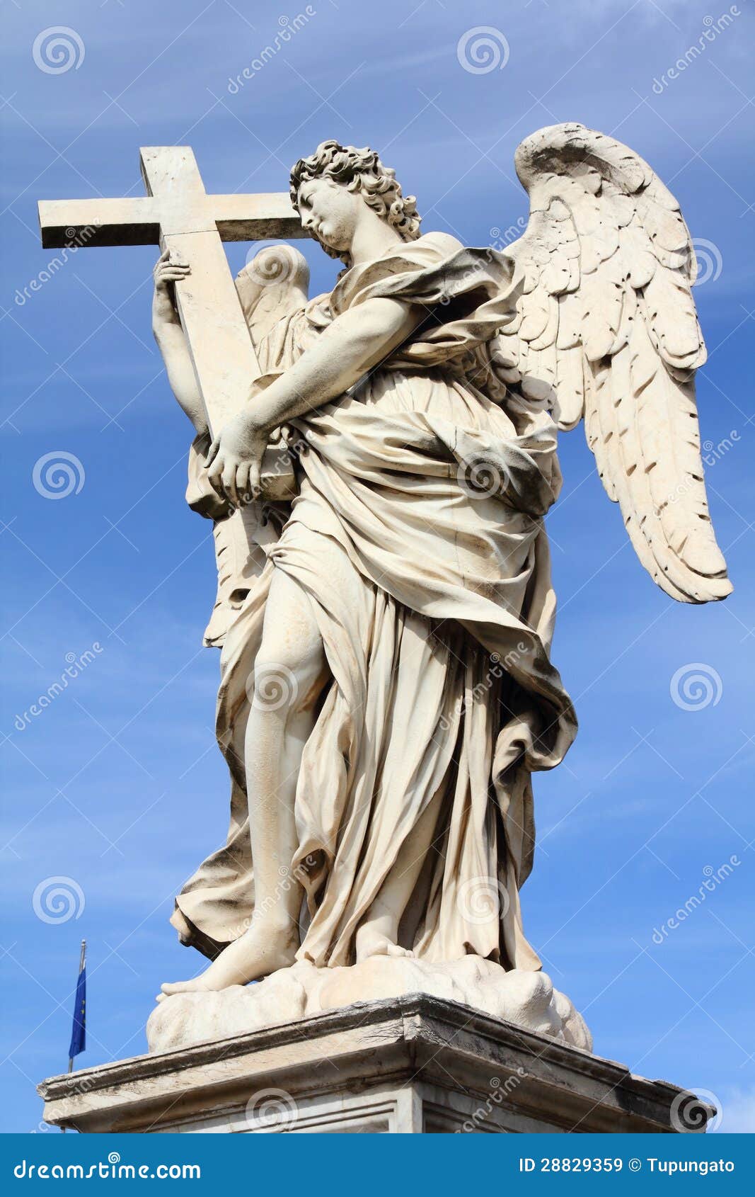 Rome angel stock image. Image of town, arts, sculpture - 28829359